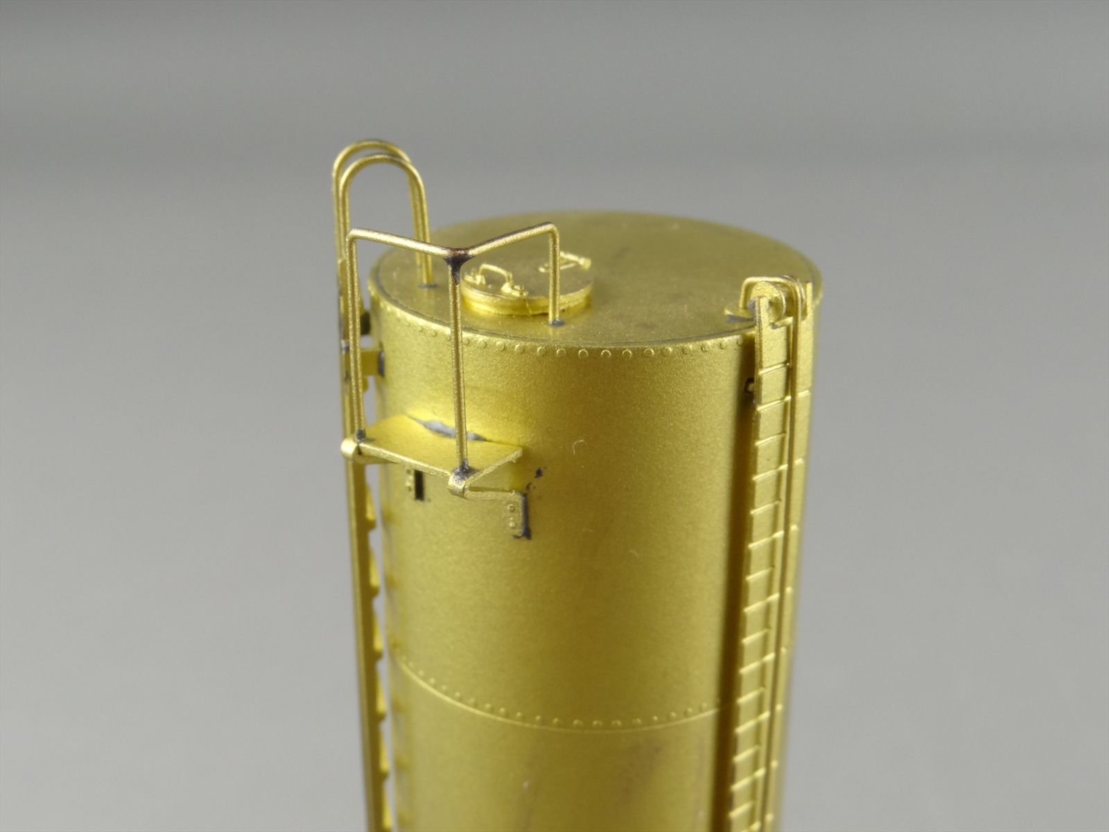 HO Scale Brass Pecos River Brass 2901 Vertical Oil Tank - Unpainted