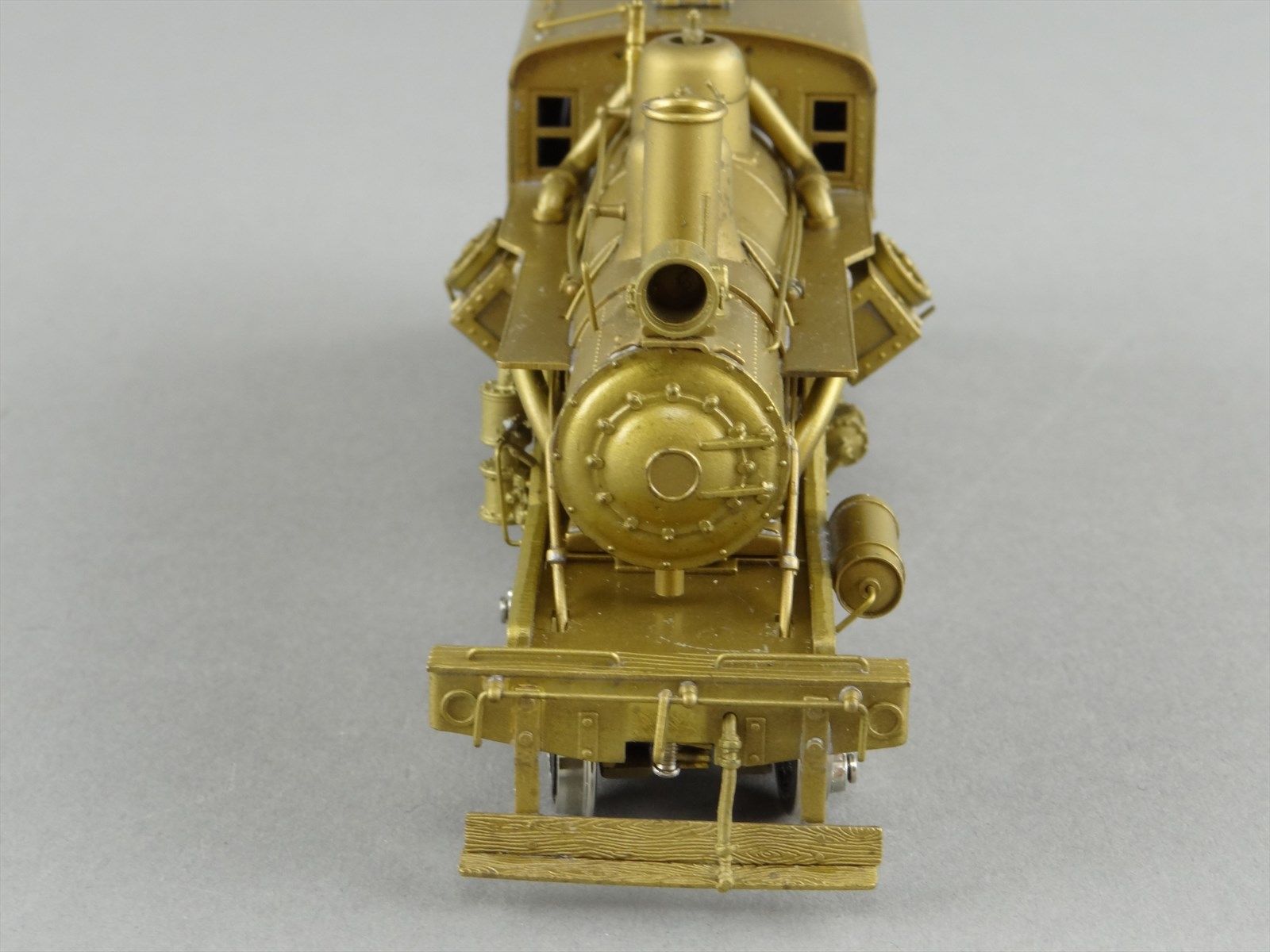 HO Brass Model Train - PFM 65 Ton Logging Heisler 1976 Run - Straight Stack