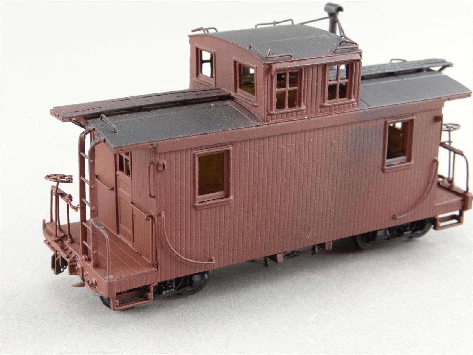 HOn3 Brass Model Train - PSC 15496 D&RGW Rio Grande Short Caboose - Custom
