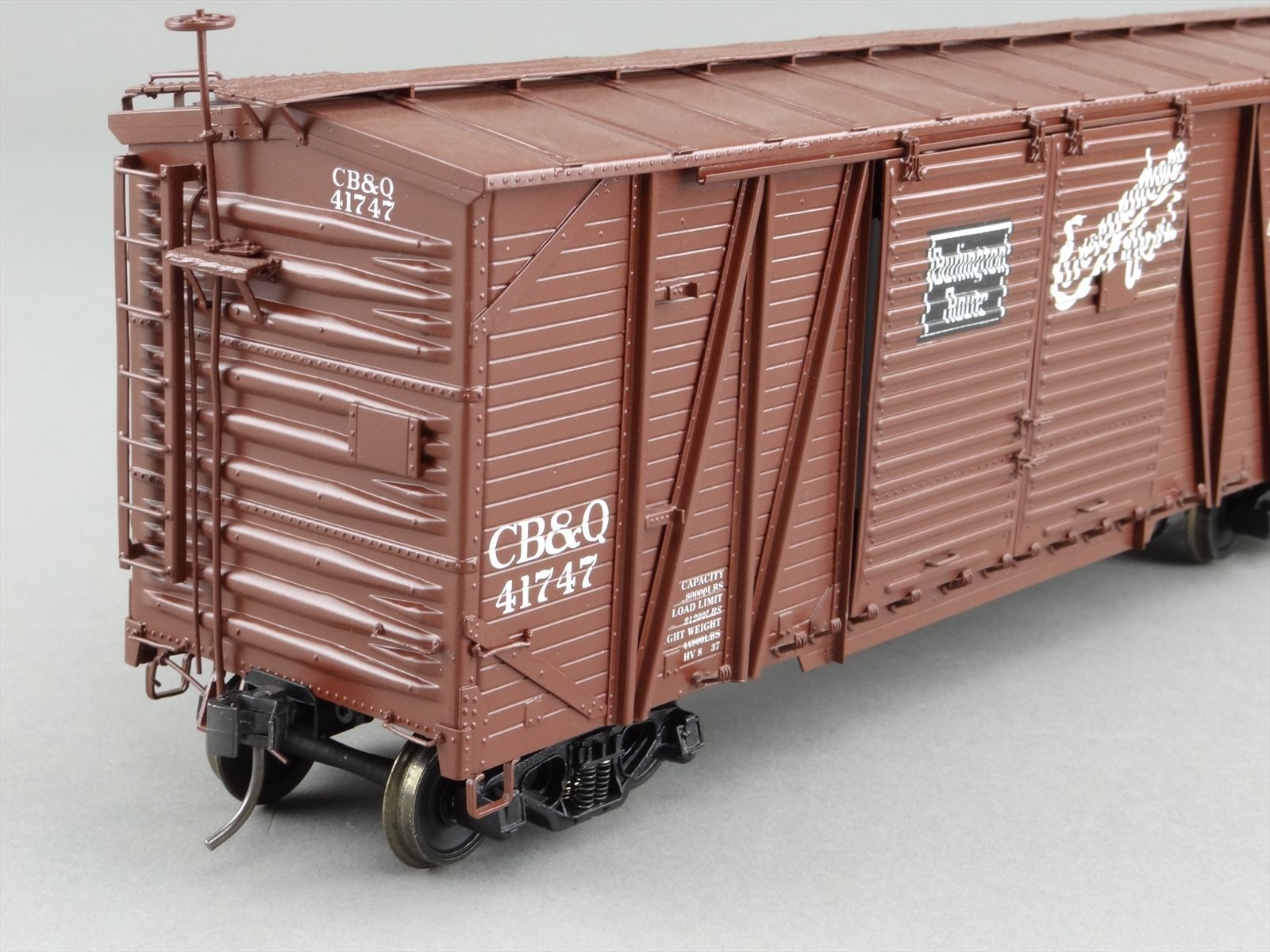 O Scale Brass PSC 15551 Precision Scale Co. 40' AAR 50 Ton Outside ...