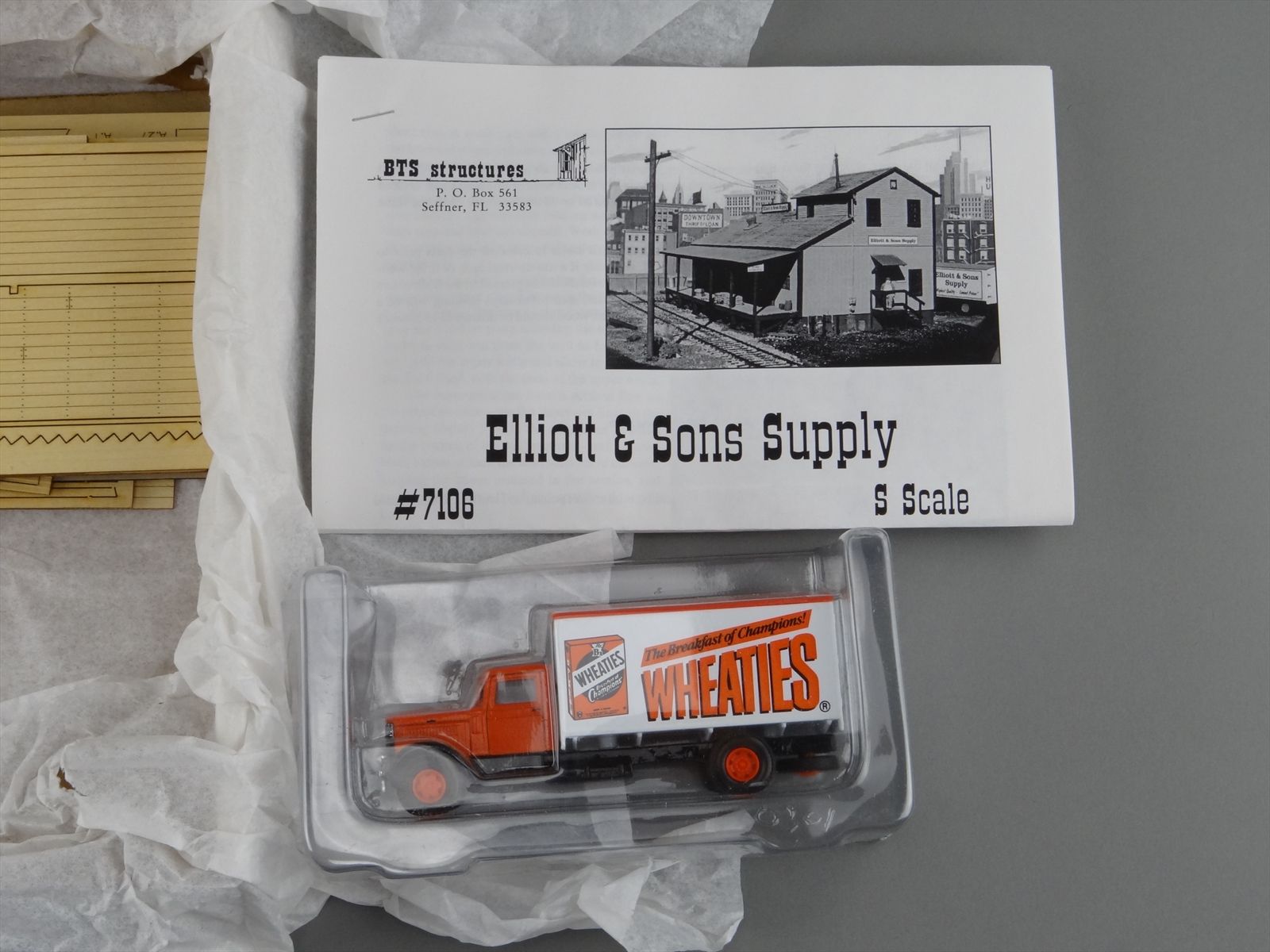 S / Sn3 BTS Structures Craftsman Kit 7106 - Elliott & Sons Supply