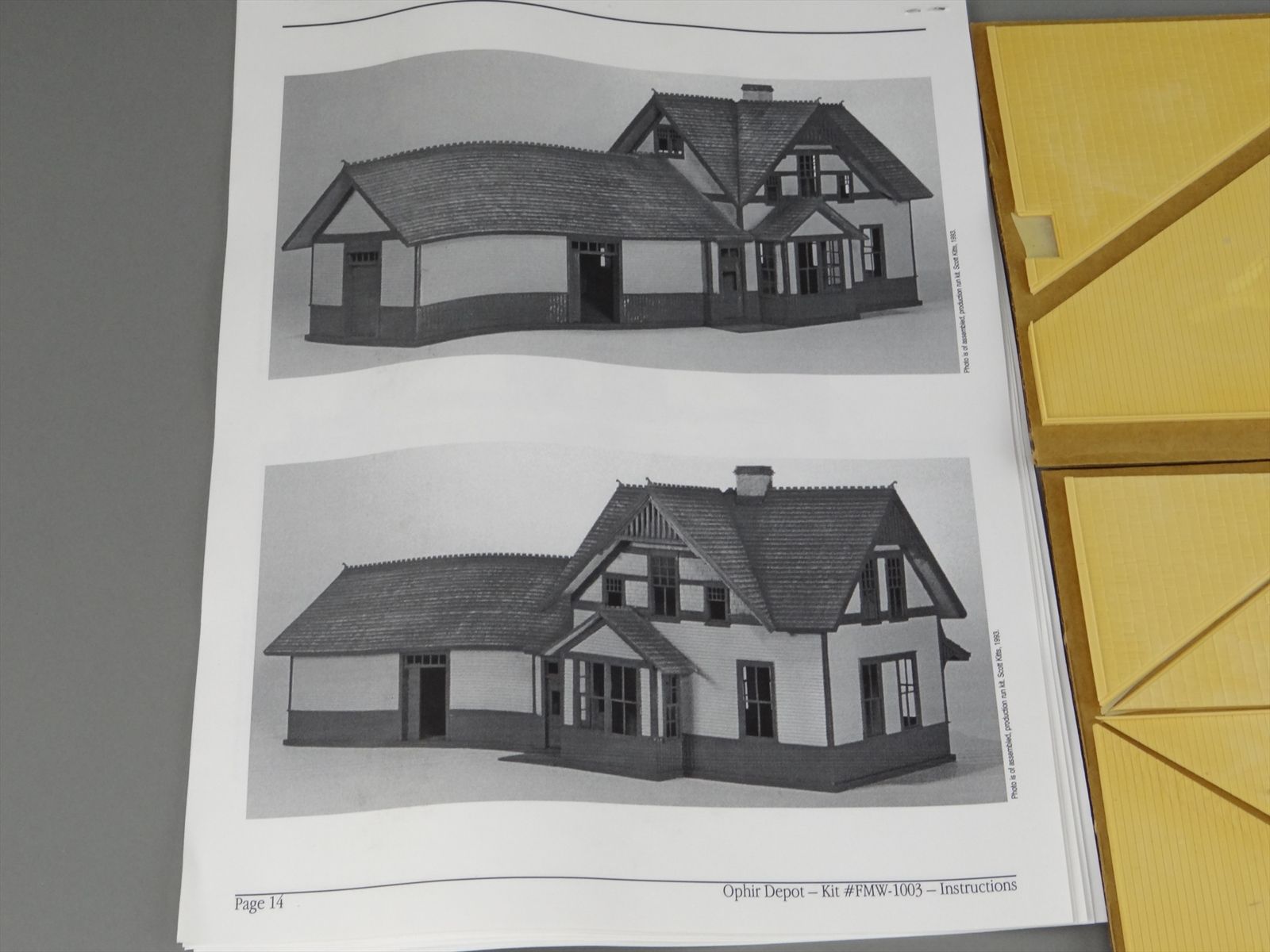 S / Sn3 Scale Foothill Model Works Craftsman Building Kit FMW 1003 ...