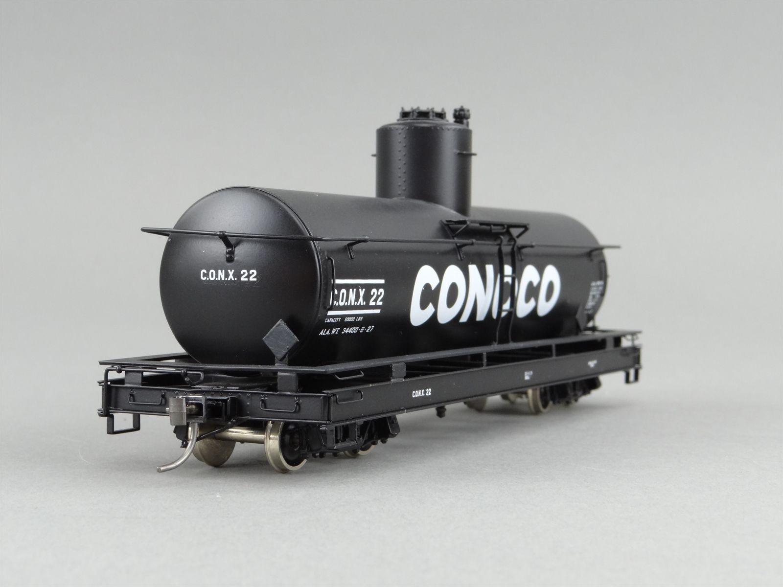 Sn3 Scale Brass PBL Milestone Models Conoco Tank Car #22 - Wide Frame ...