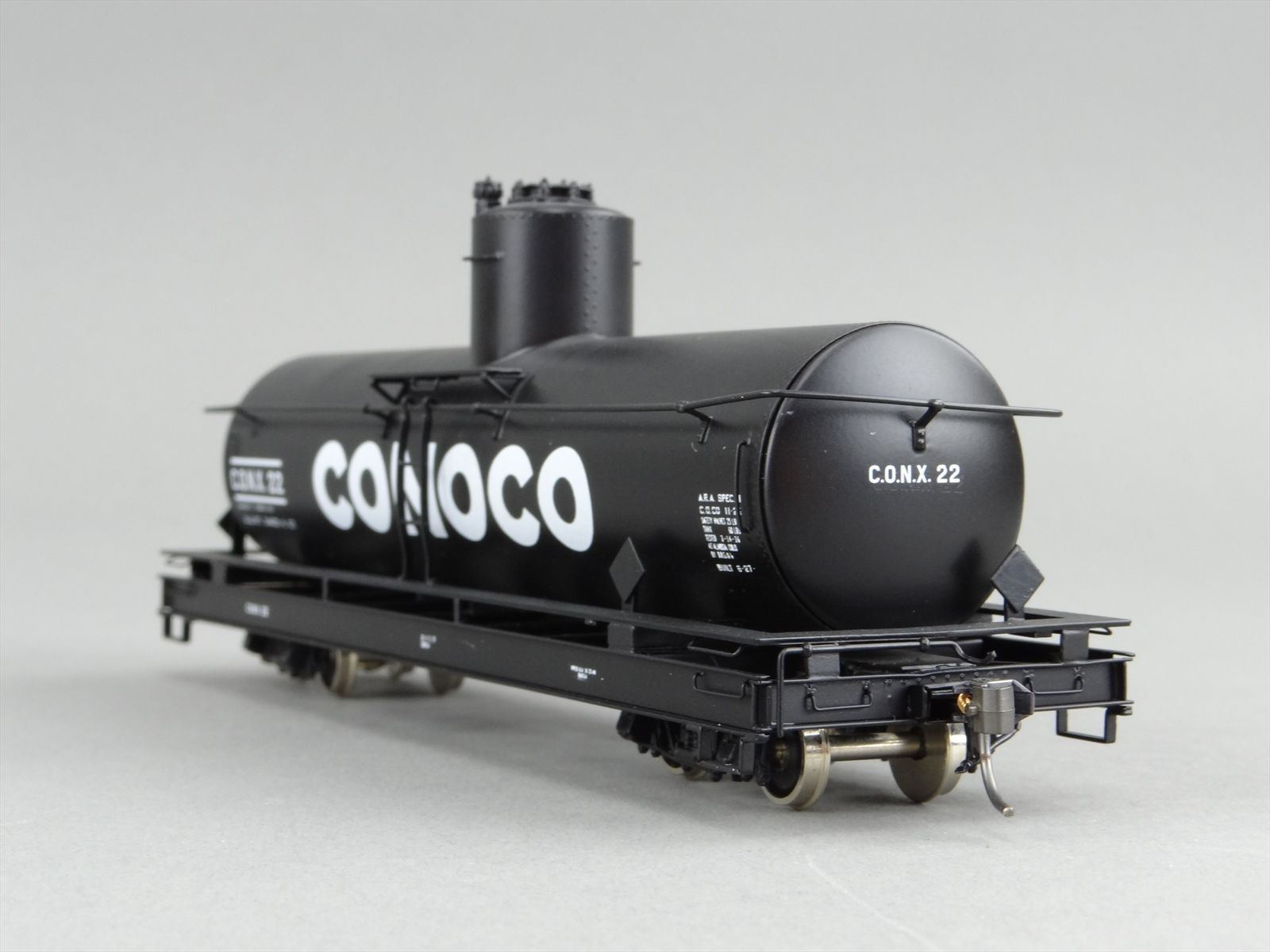 Sn3 Scale Brass PBL Milestone Models Conoco Tank Car #22 - Wide Frame ...