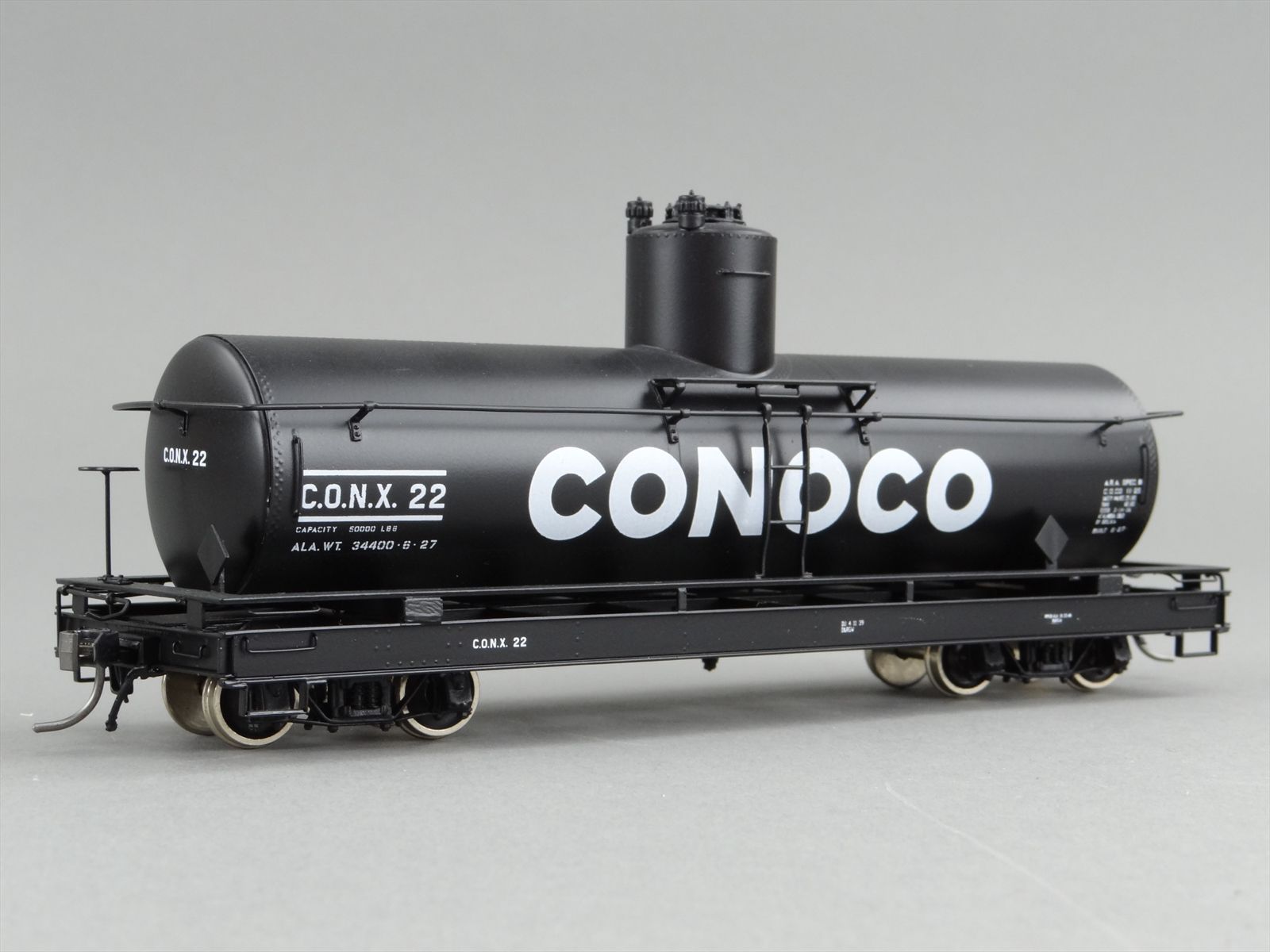 Sn3 Scale Brass PBL Milestone Models Conoco Tank Car #22 - Wide Frame ...