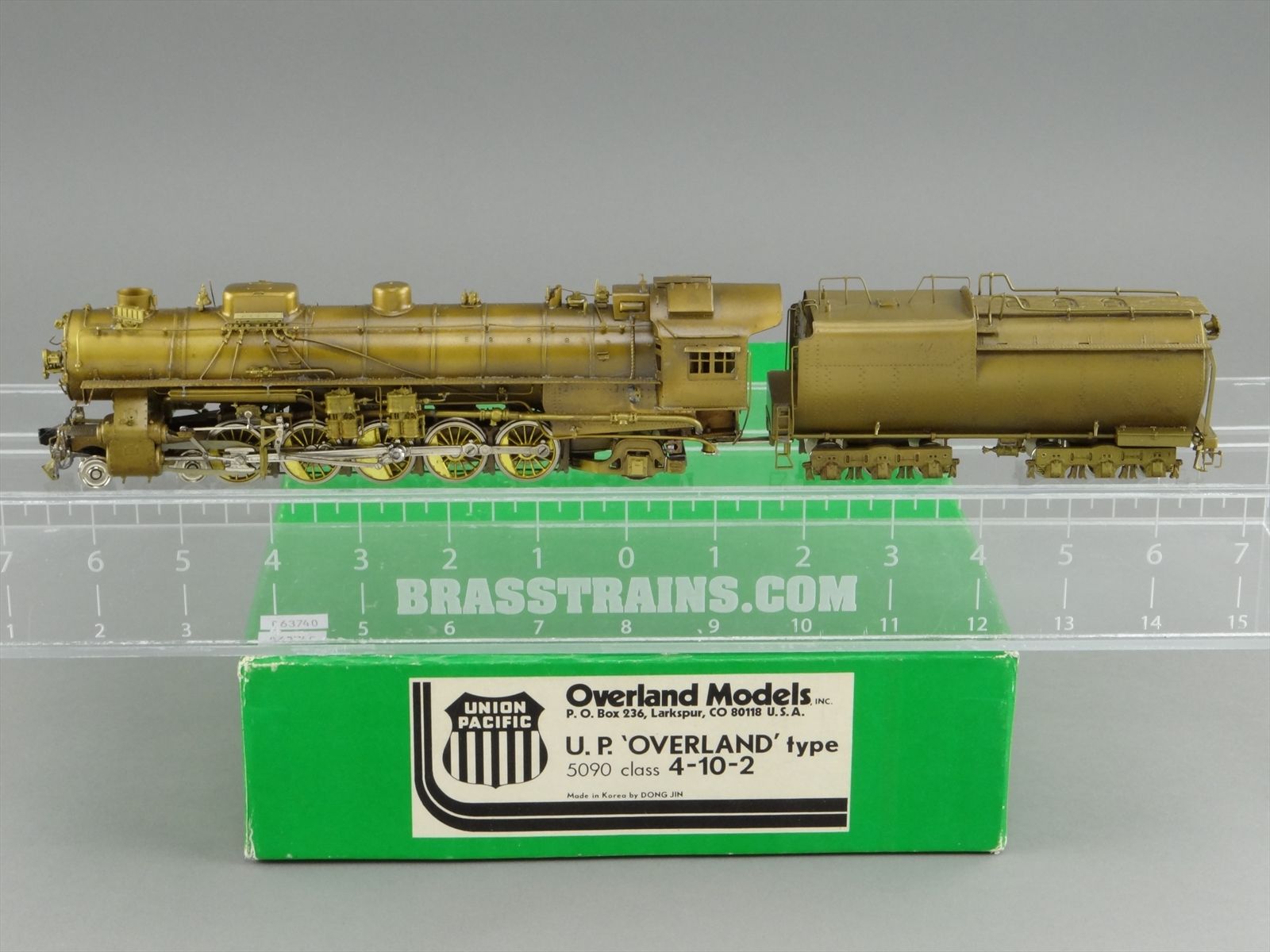 HO Brass Model Train - OMI Overland UP Union Pacific 4-10-2 5090 Class