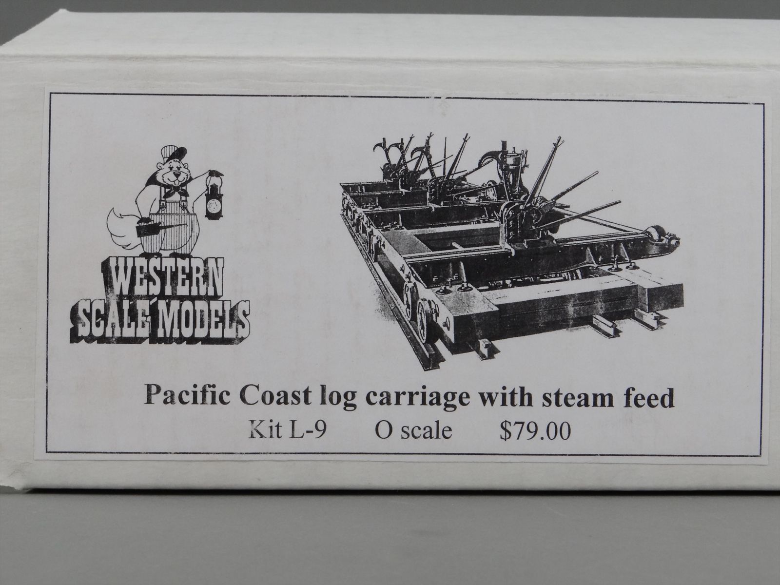 1/4" O Western Scale Models Craftsman Kit #L-9 Pacific Coast Log ...