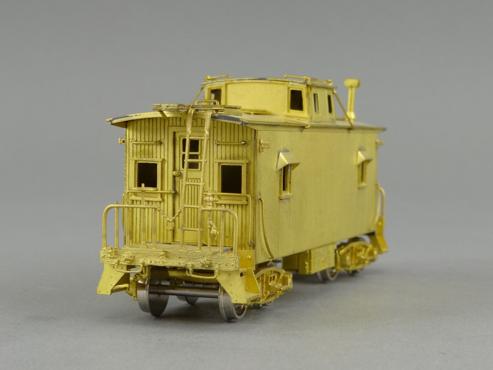 HO Brass Model Train - OMI 3826 CNJ Jersey Central Wood Caboose - Unpainted