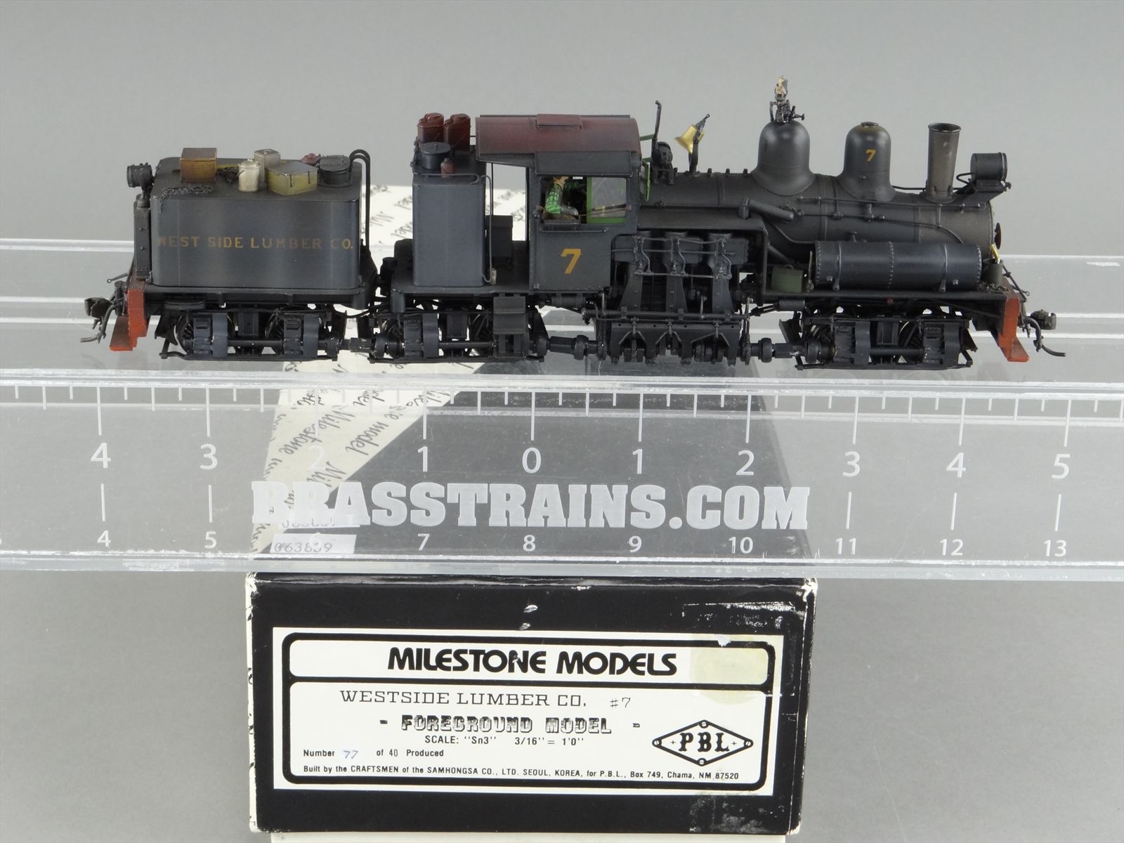 Sn3 Scale Brass Model Train - PBL Milestone - WSLCo Westside Lumber 3 ...