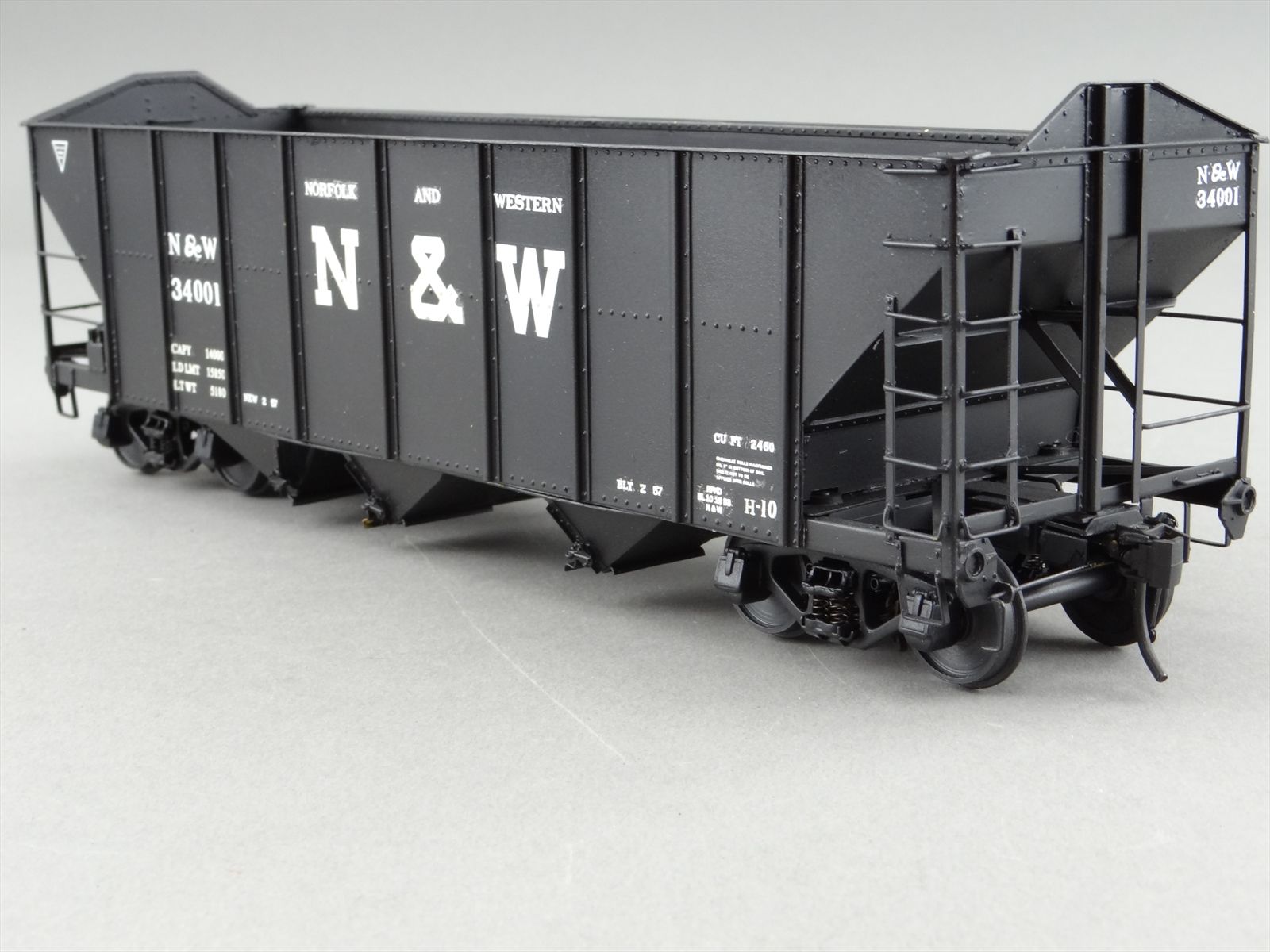 O Scale 2-Rail Brass PSC 15092 N&W Norfolk & Western 70 Ton H-10 Triple ...