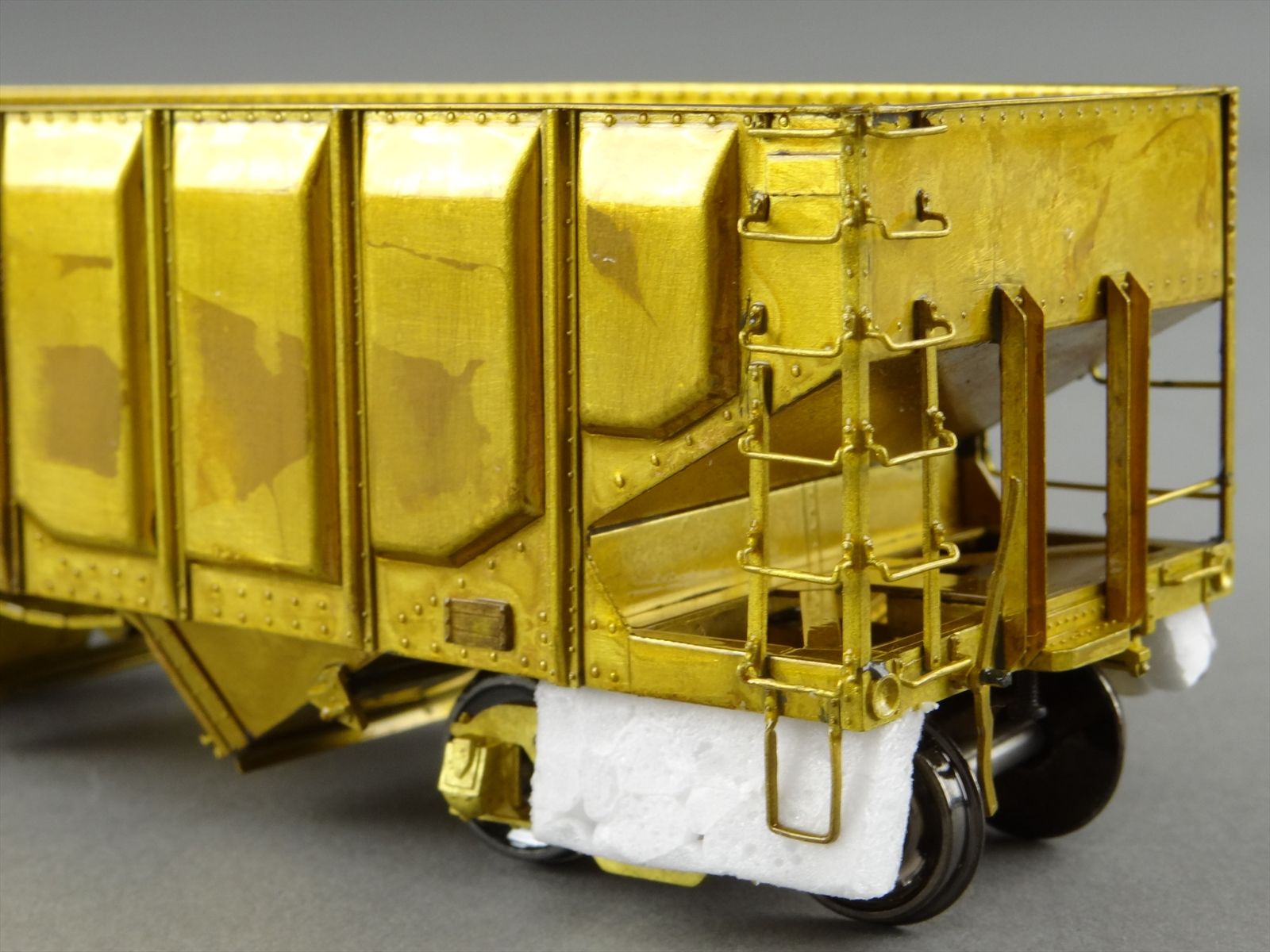 S Scale Brass RRM River Raisin Models USRA 55-TON Panel Side Hopper Car ...