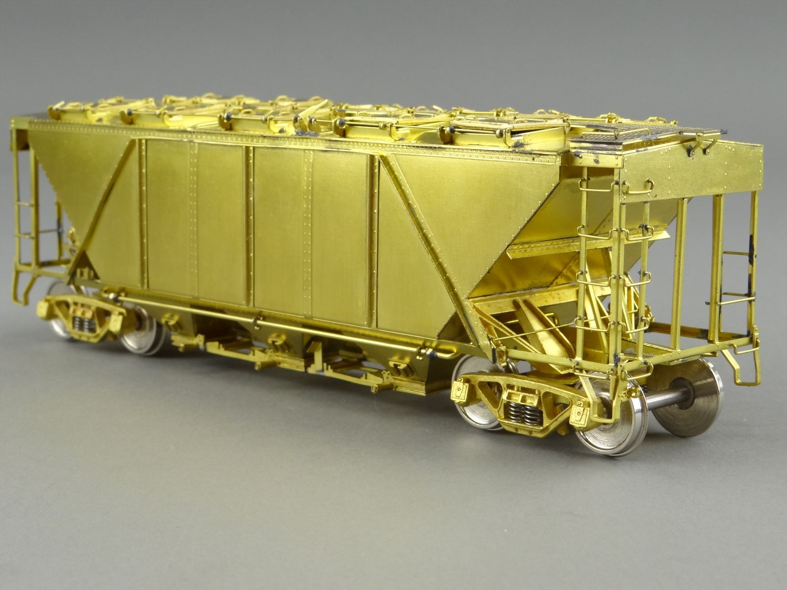 S Scale Brass RRM River Raisin Models OMI 1685 PRR H30A Covered Hopper ...