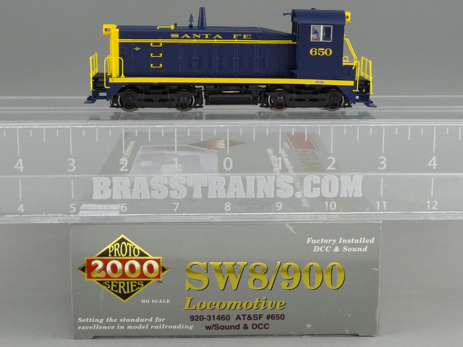 HO Scale Proto 2000 Walthers 920-31460 ATSF #650 SW8/900 Diesel ...