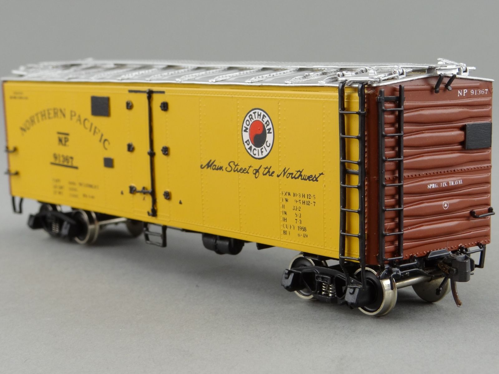 HO Brass Model Train - CIL 2140.2 Challenger NP Northern Pacific Reefer ...