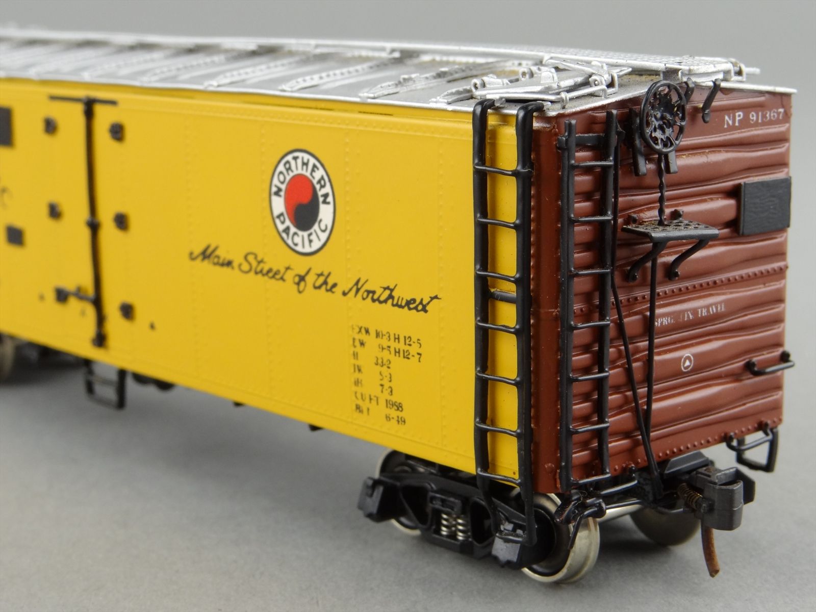 HO Brass Model Train - CIL 2140.2 Challenger NP Northern Pacific Reefer ...