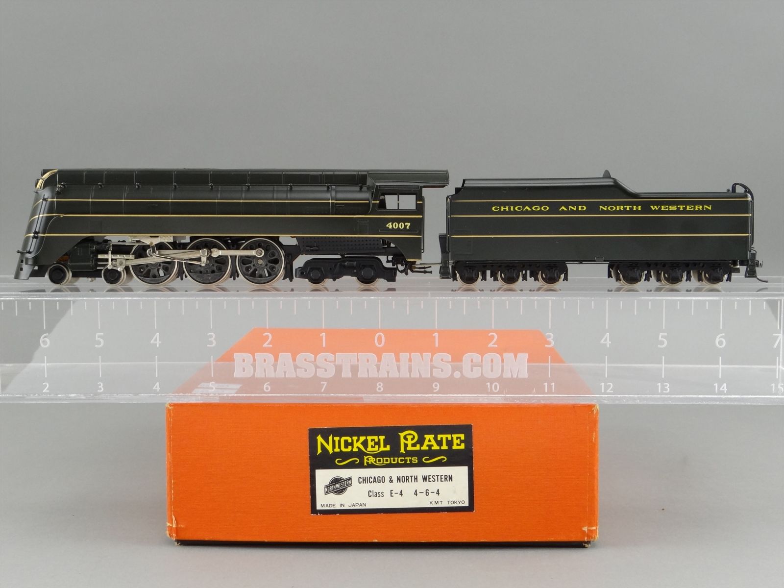 HO Brass Model Train - NKP C&NW E-4 Streamlined 4-6-4 - Custom #4007