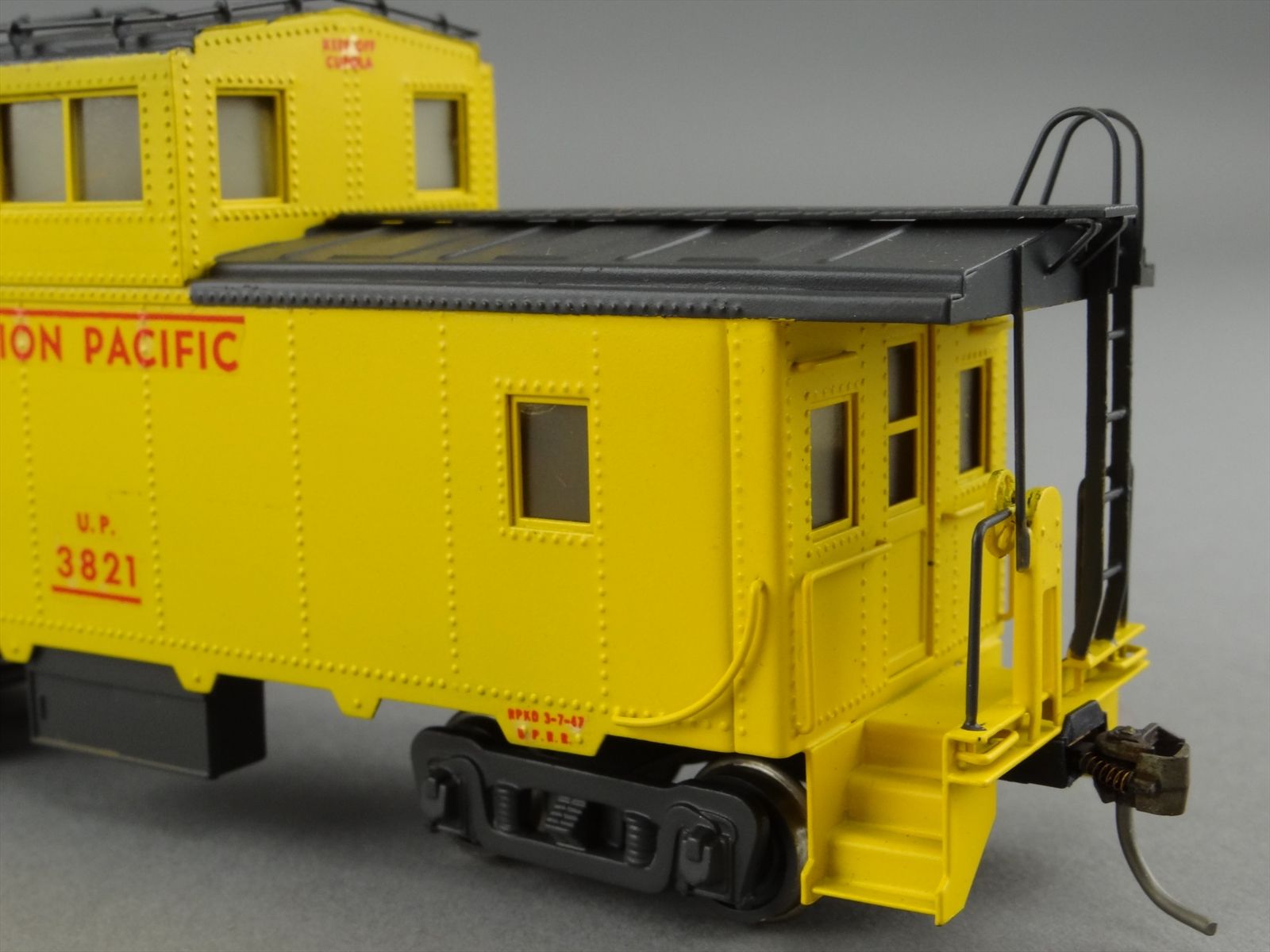 HO Brass Model - Balboa UP Union Pacific CA-4 Steel Caboose - Custom #3821