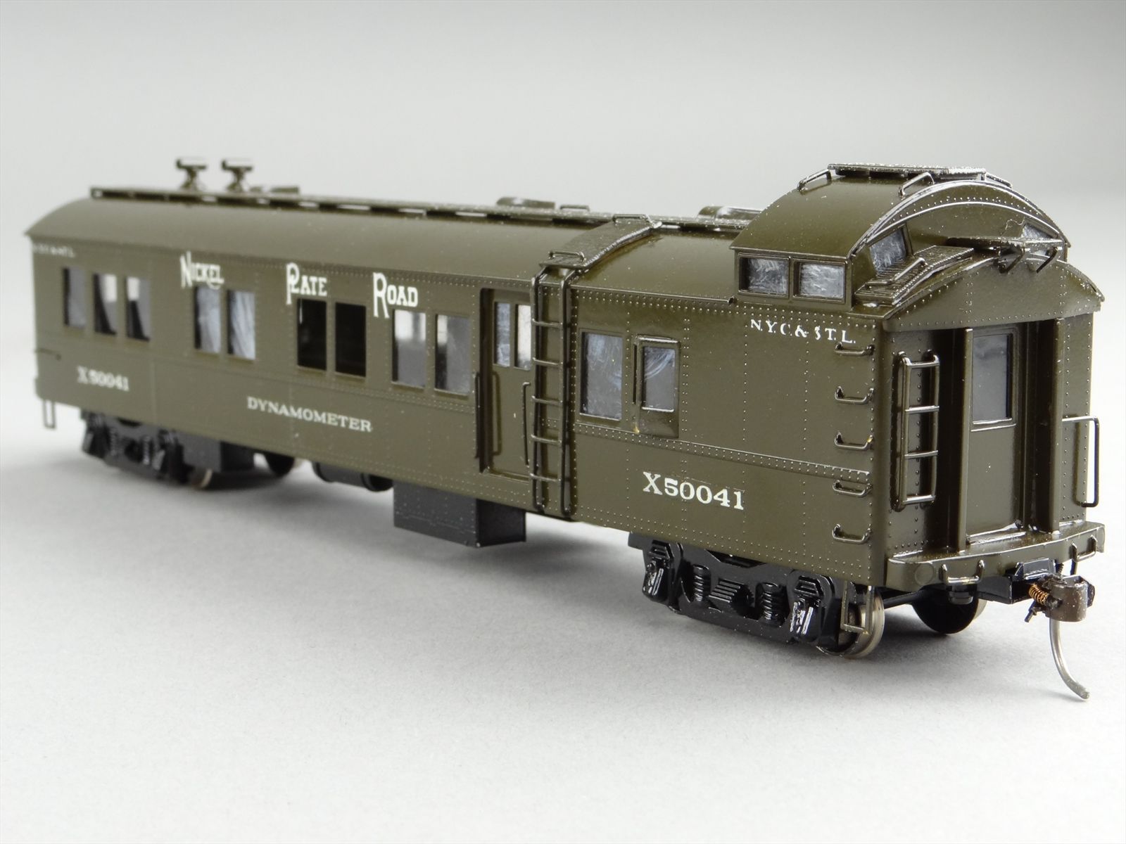 HO Scale NJCB Custom Brass NKP Nickel Plate Road Dynamometer Car #50041 ...