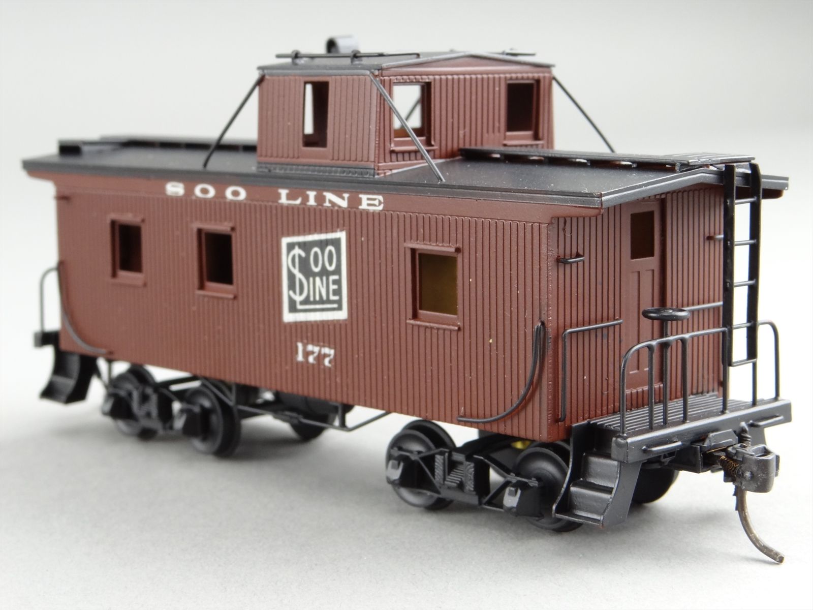 HO Brass NKP - Soo Line Wood Caboose - Custom #177