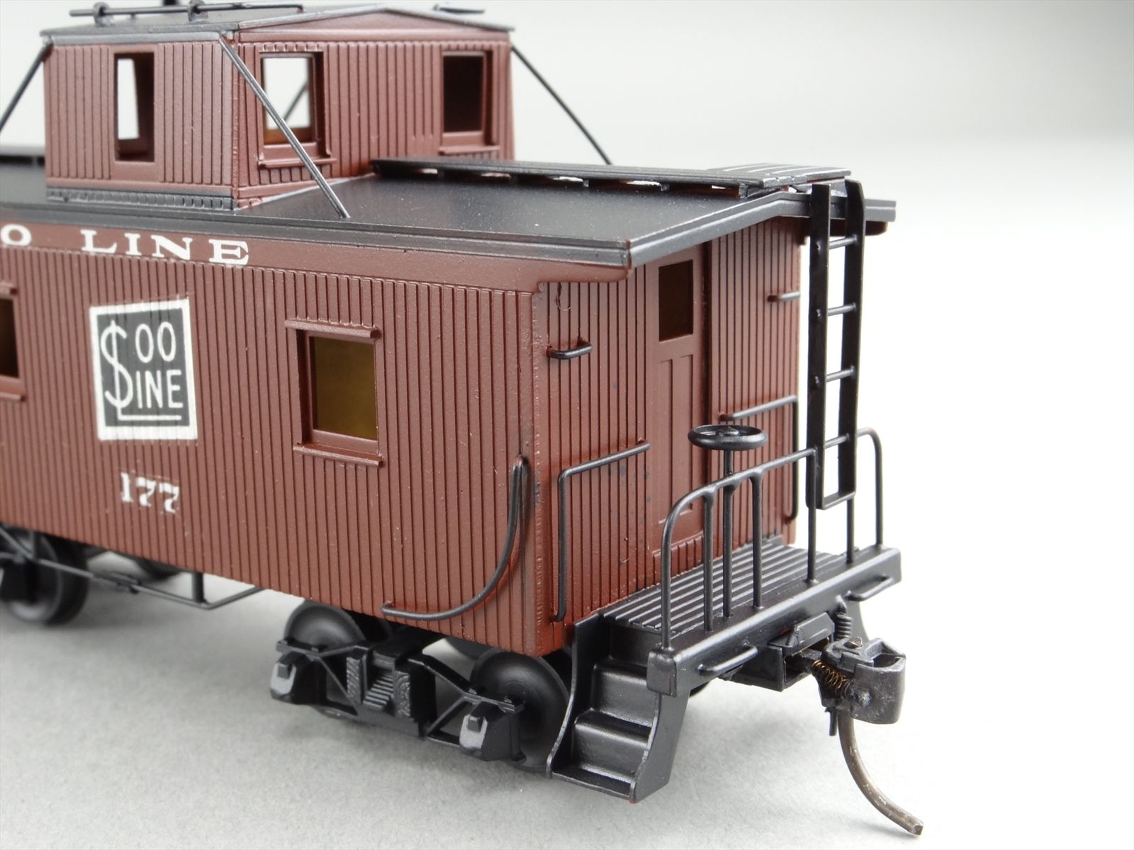 HO Brass NKP - Soo Line Wood Caboose - Custom #177