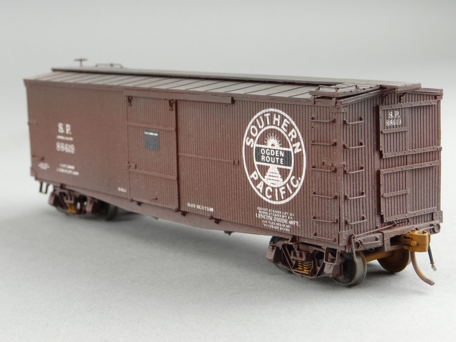 HO Westerfield 1751 Pro Built Kit - SP Southern Pacific Ogden Route B-50-4 Box Car #88619