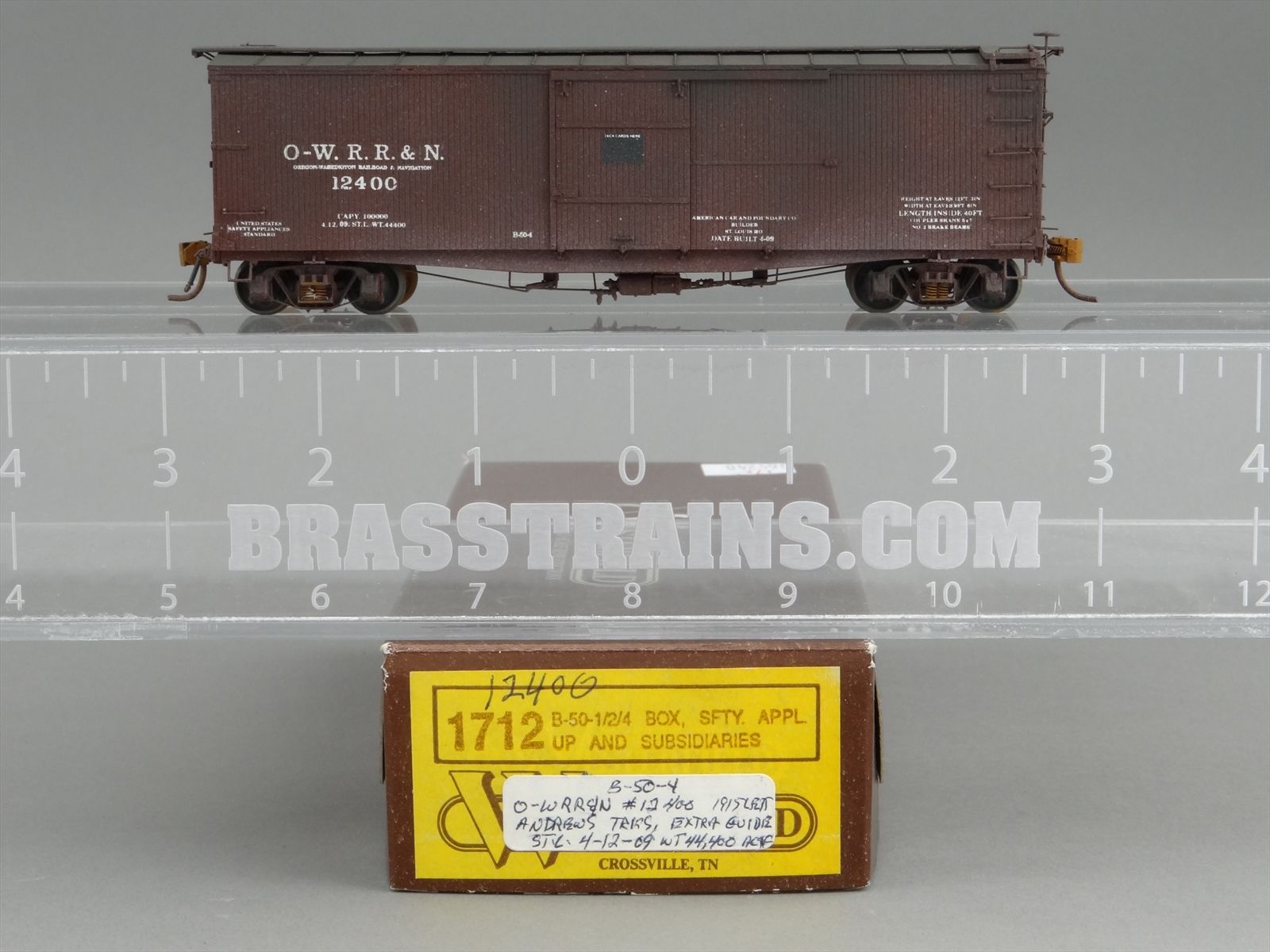HO Westerfield 1712 Pro Built Kit - OWRR&N Oregon Washington RR ...