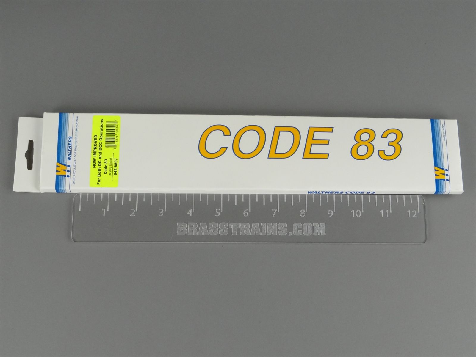 HO Scale Train Accessory - Walthers 948-8807 Code 83 #4 Wye Turnout ...