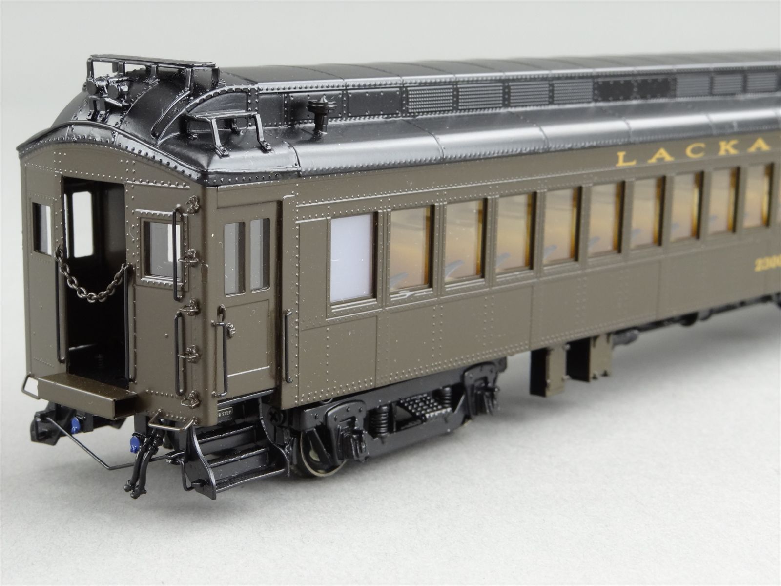 HO Brass - OMI 6290.1 / 6292.1 Overland EL Erie Lackawanna MU Power Car ...