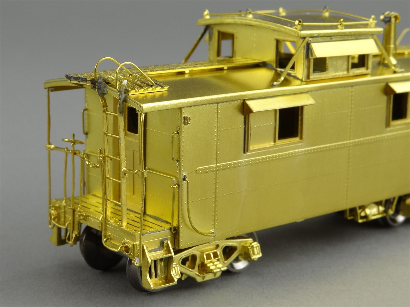 HO Scale Brass Train OMI 3935 B&O Plywood Caboose C-8/C-9 Class - Unpainted