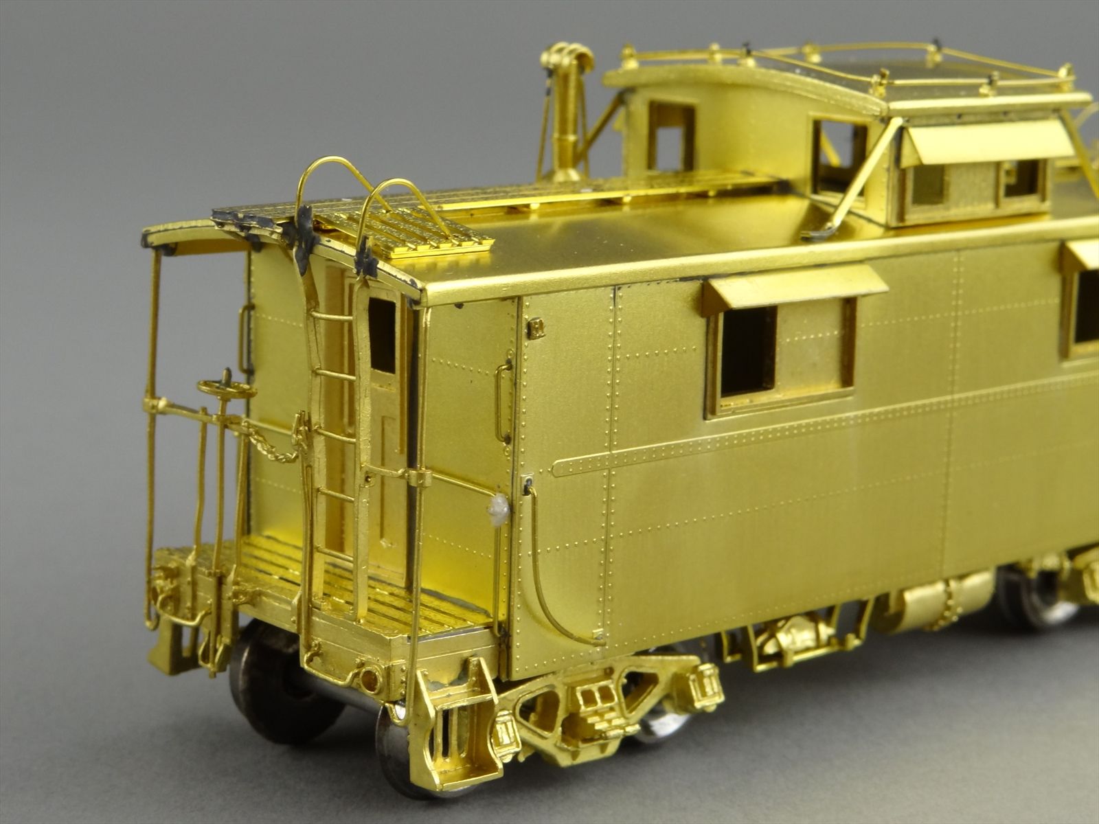 HO Scale Brass Train OMI 3935 B&O Plywood Caboose C-8/C-9 Class - Unpainted
