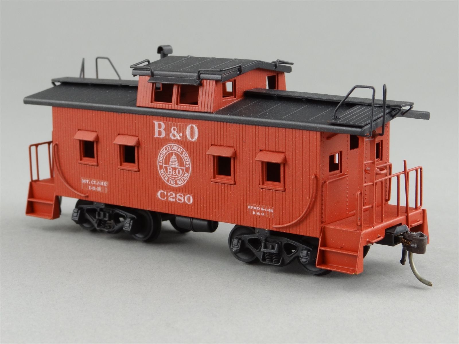 HO Brass Trains Inc - B&O Balitmore & Ohio I-5 Caboose - Custom #C280