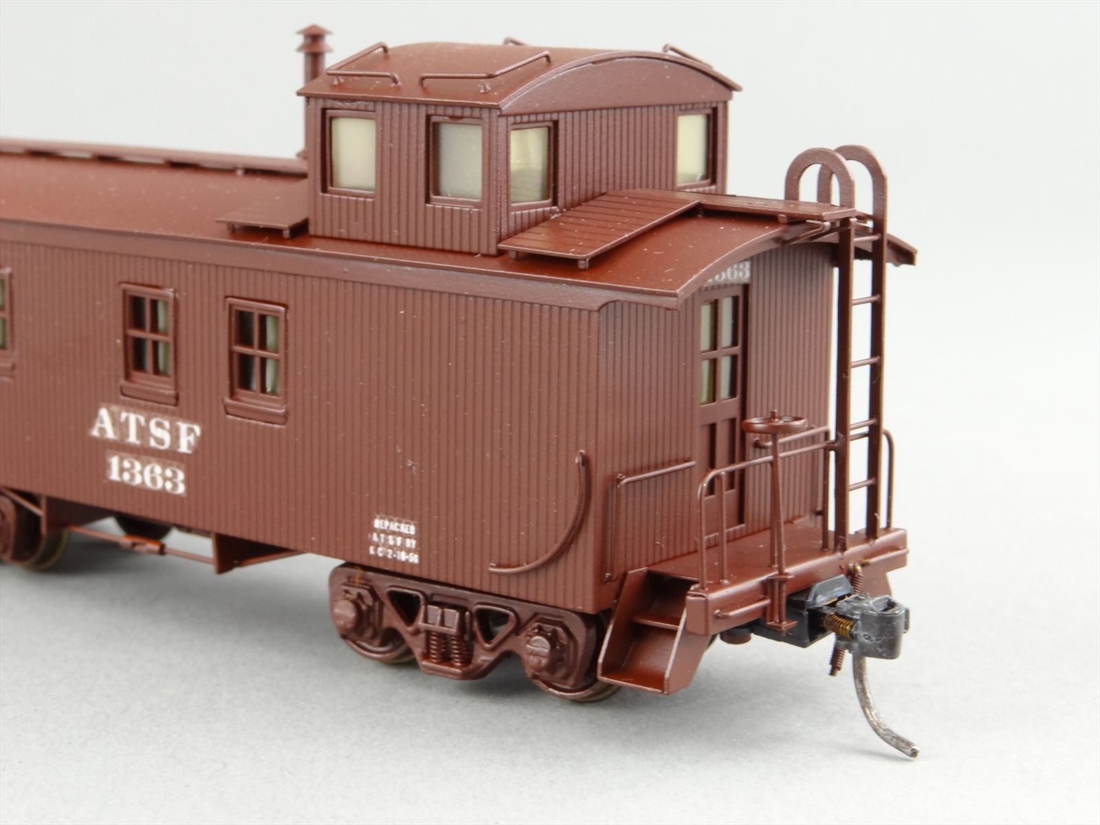 HO Brass Model Train - TID Trains Inc ATSF Santa Fe Way Car Caboose ...