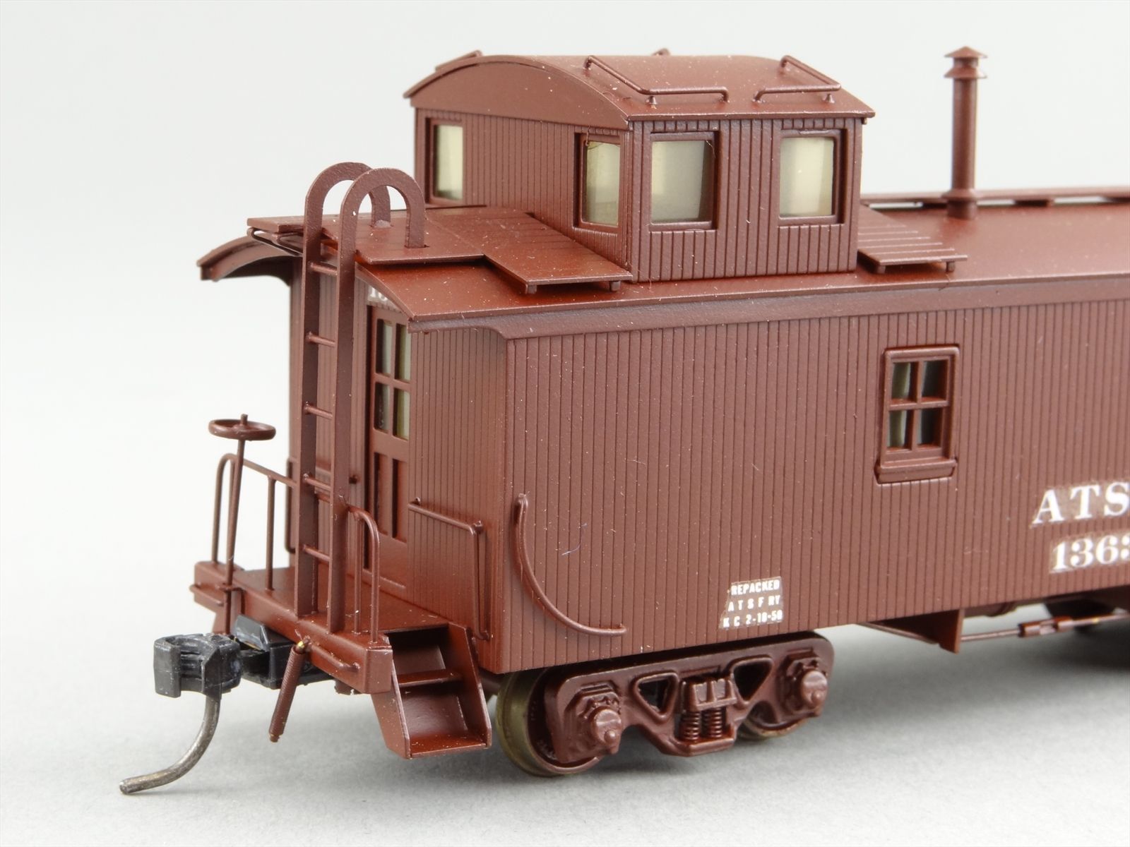 HO Brass Model Train - TID Trains Inc ATSF Santa Fe Way Car Caboose ...