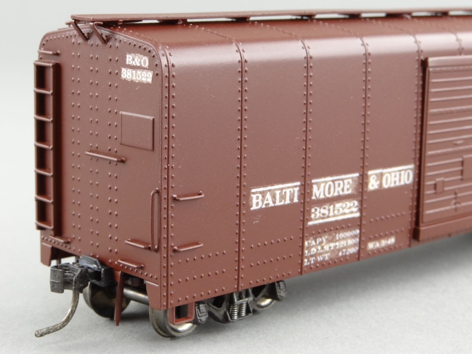 HO Brass Model Train - TID Trains Inc. B&O Baltimore & Ohio Wagon Top ...