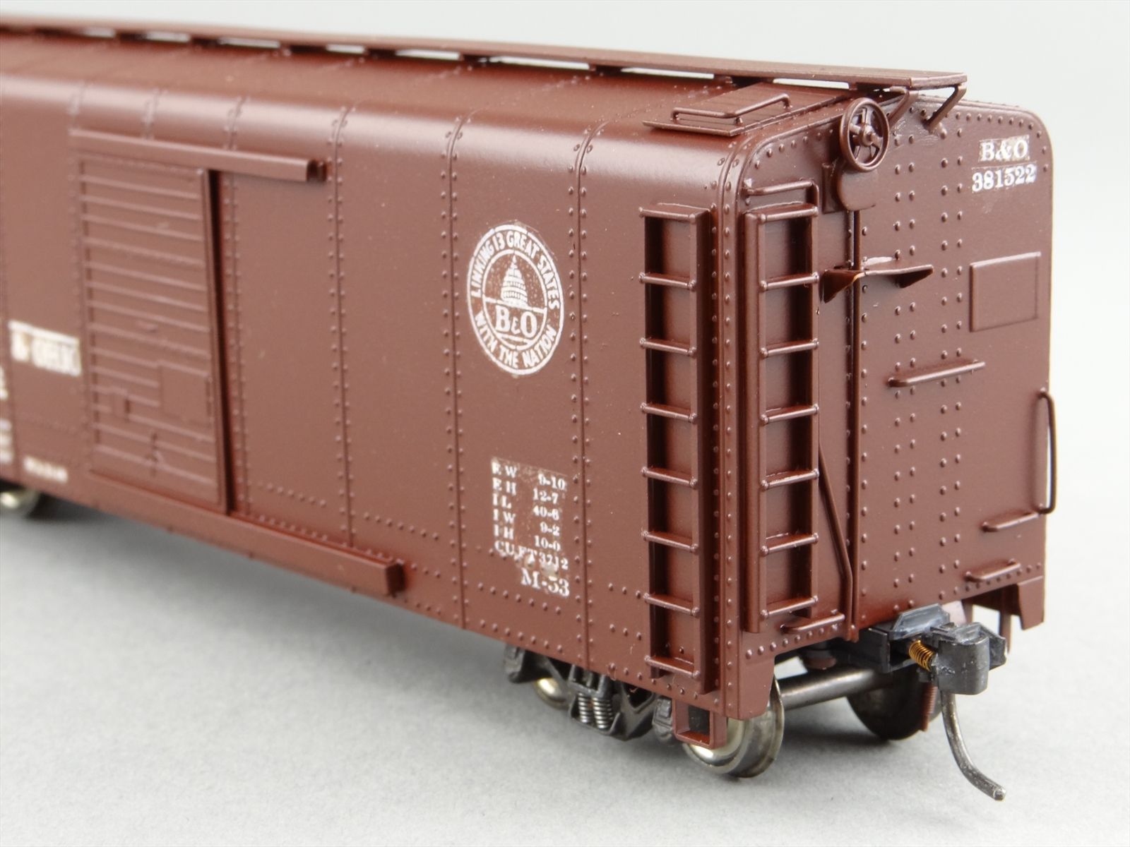 HO Brass Model Train - TID Trains Inc. B&O Baltimore & Ohio Wagon Top ...