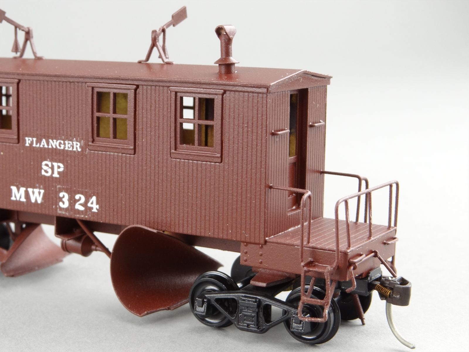 HO Brass Lambert Associates SP Southern Pacific Snow Flanger Car - Custom