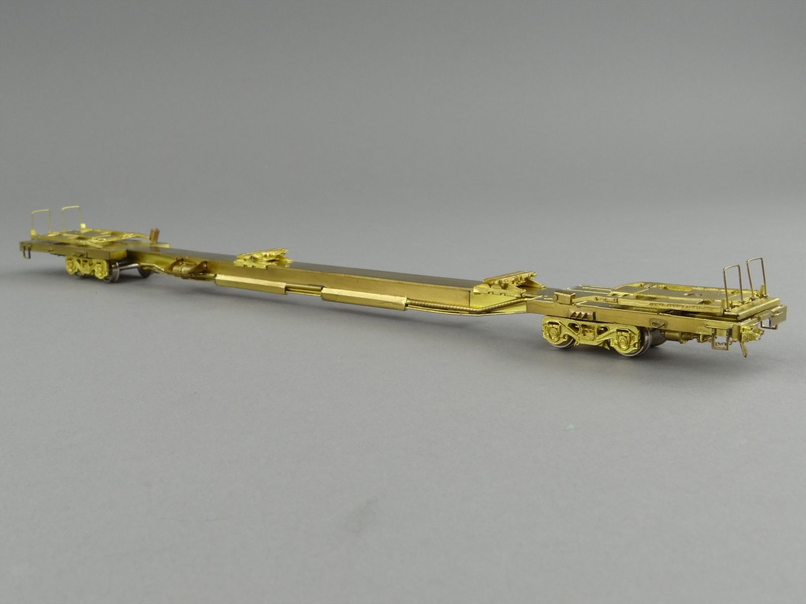 HO Brass OMI 3034 Overland NYC Flexi-Van Car Mark IV 80' Flatcar ...