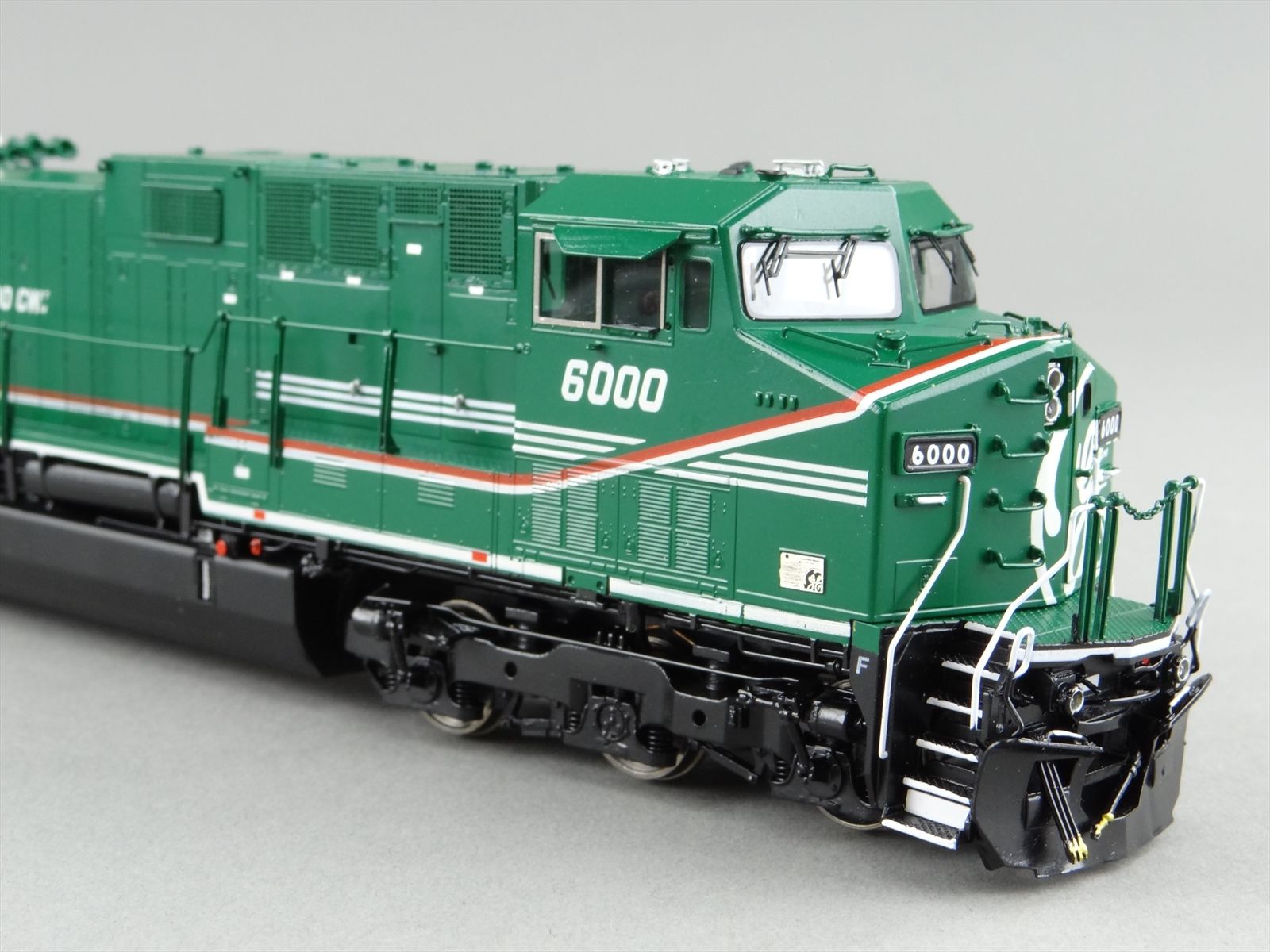 HO Scale Brass Model Train - OMI #6551.1 Overland GE C60AC Demonstrator ...