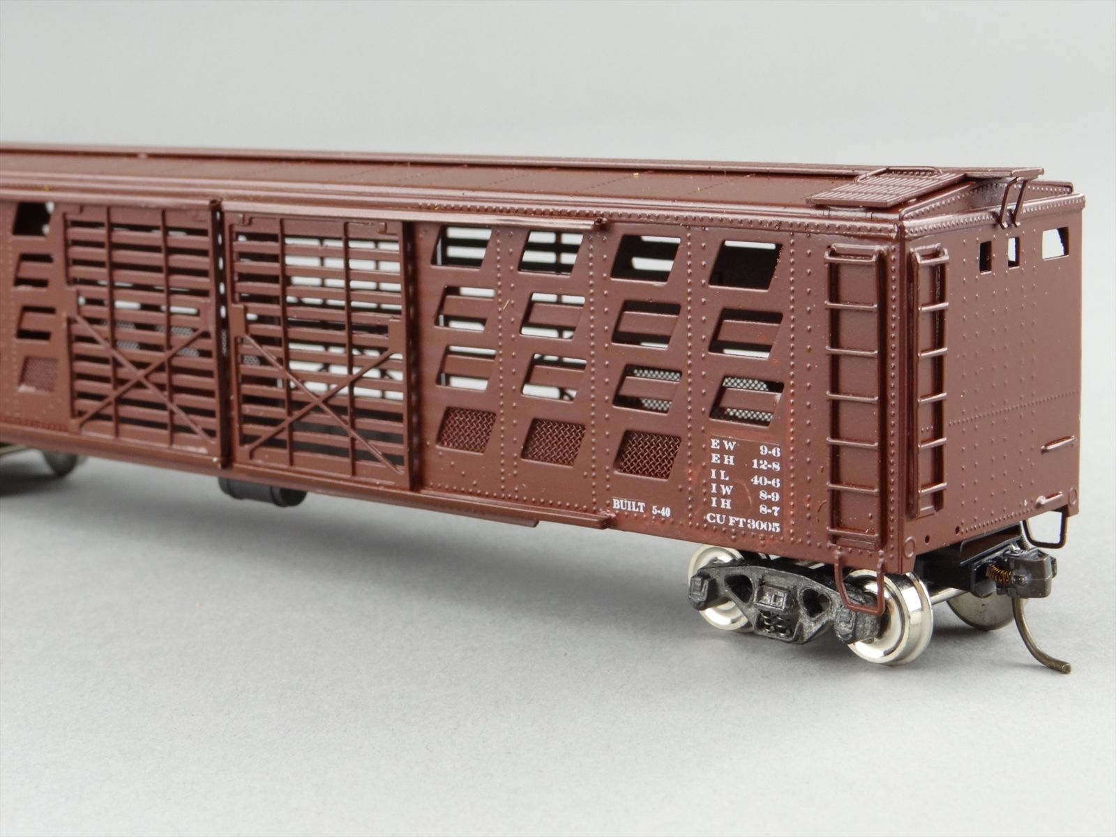 HO Brass Model Train - TID Trains Inc. B&O Baltimore & Ohio Cattle ...