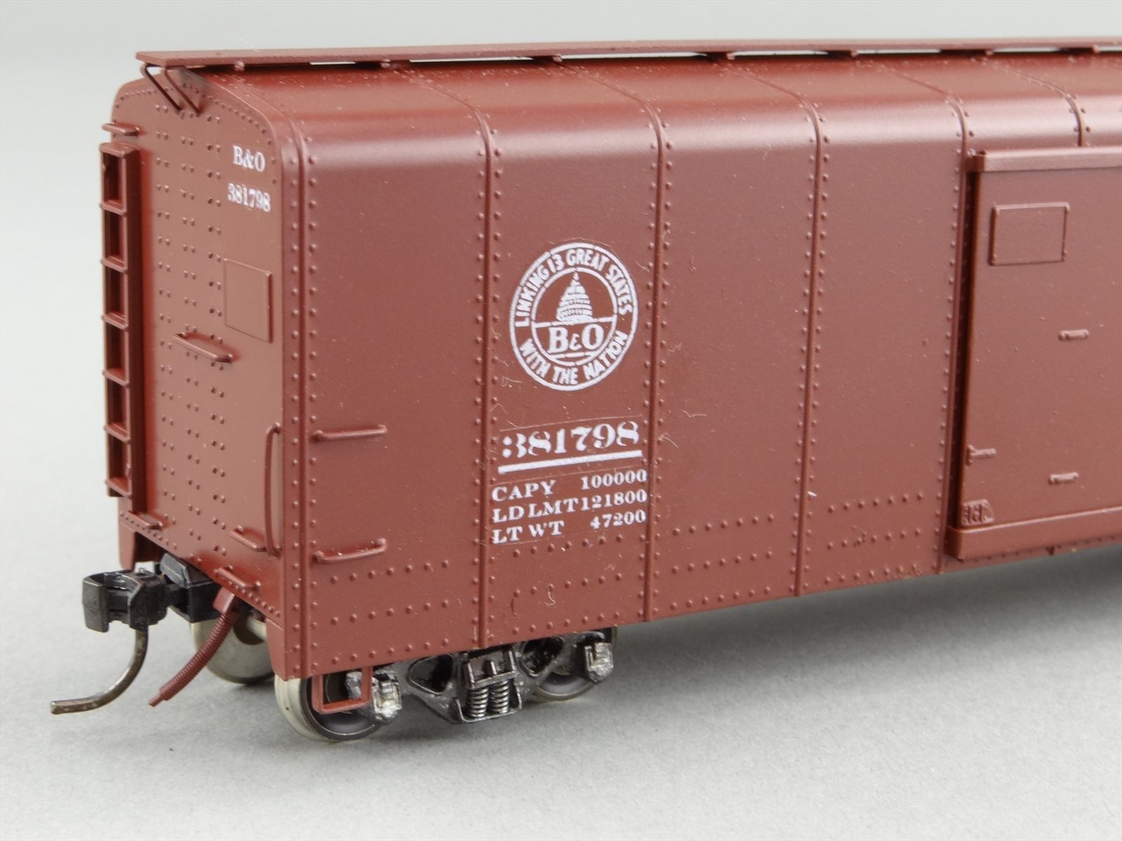 HO Brass Model Train - TID Trains Inc. B&O Baltimore & Ohio Wagon Top ...