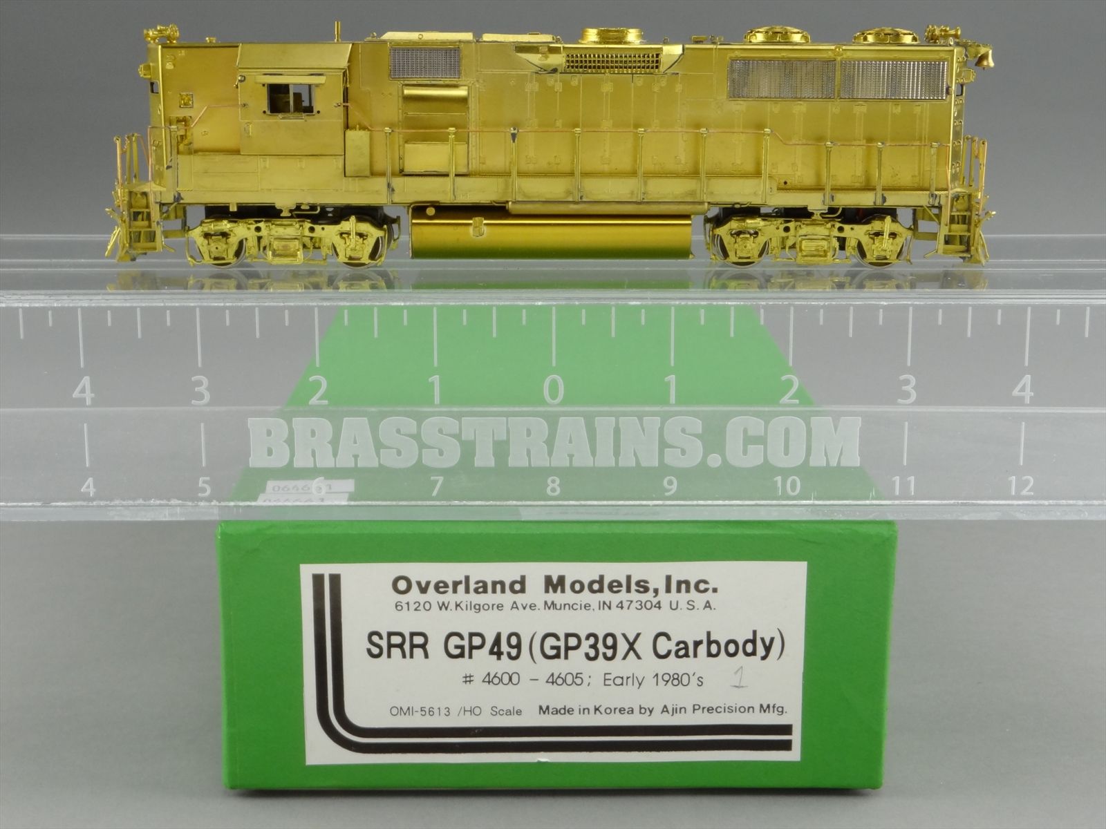 HO Brass Model Train - OMI 5613 SOU Southern GP49 (GP39X Carbody) #4600 ...