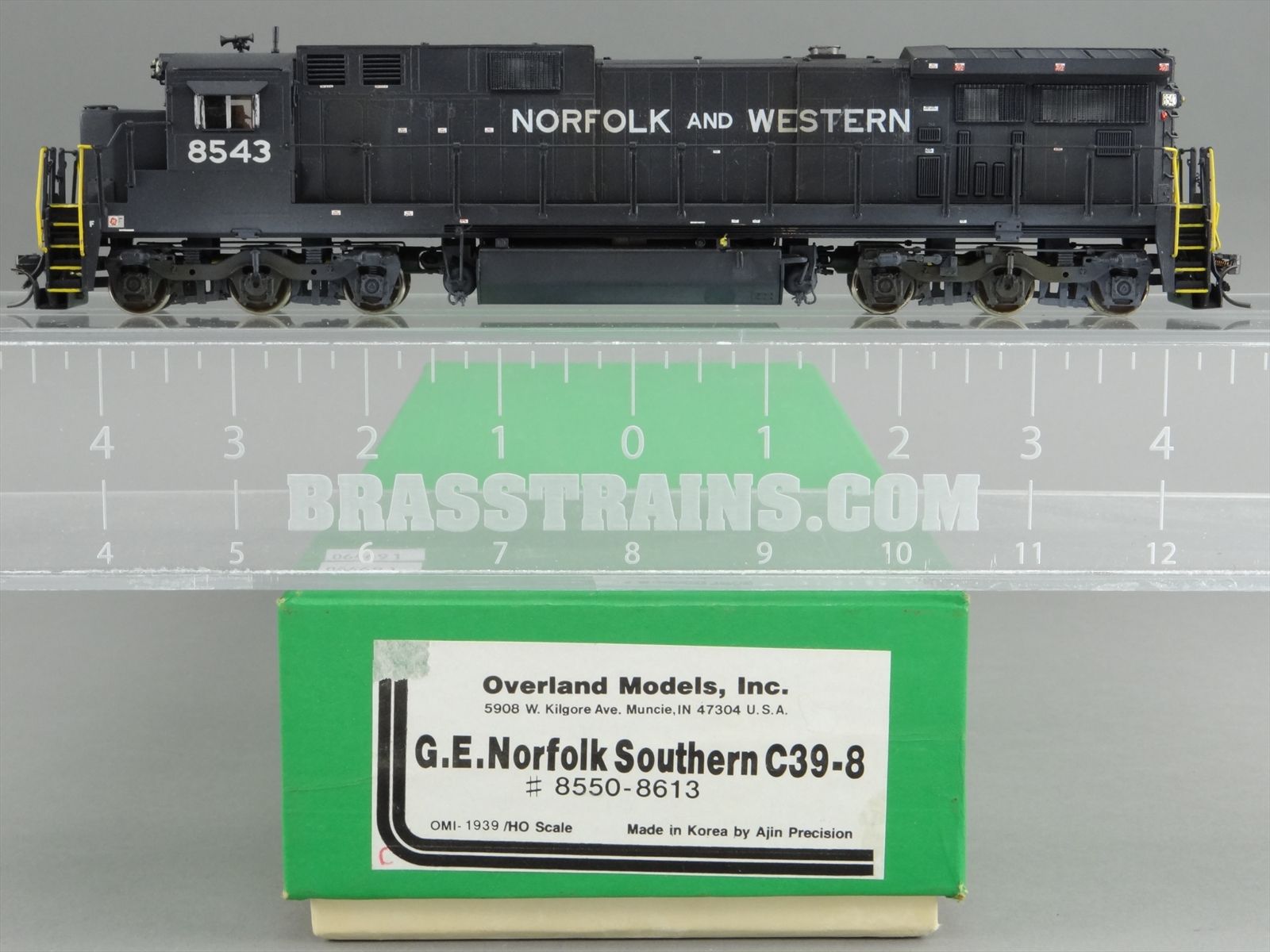 HO Brass Model Train - OMI 1939 Overland NS Norfolk Southern C39-8 ...