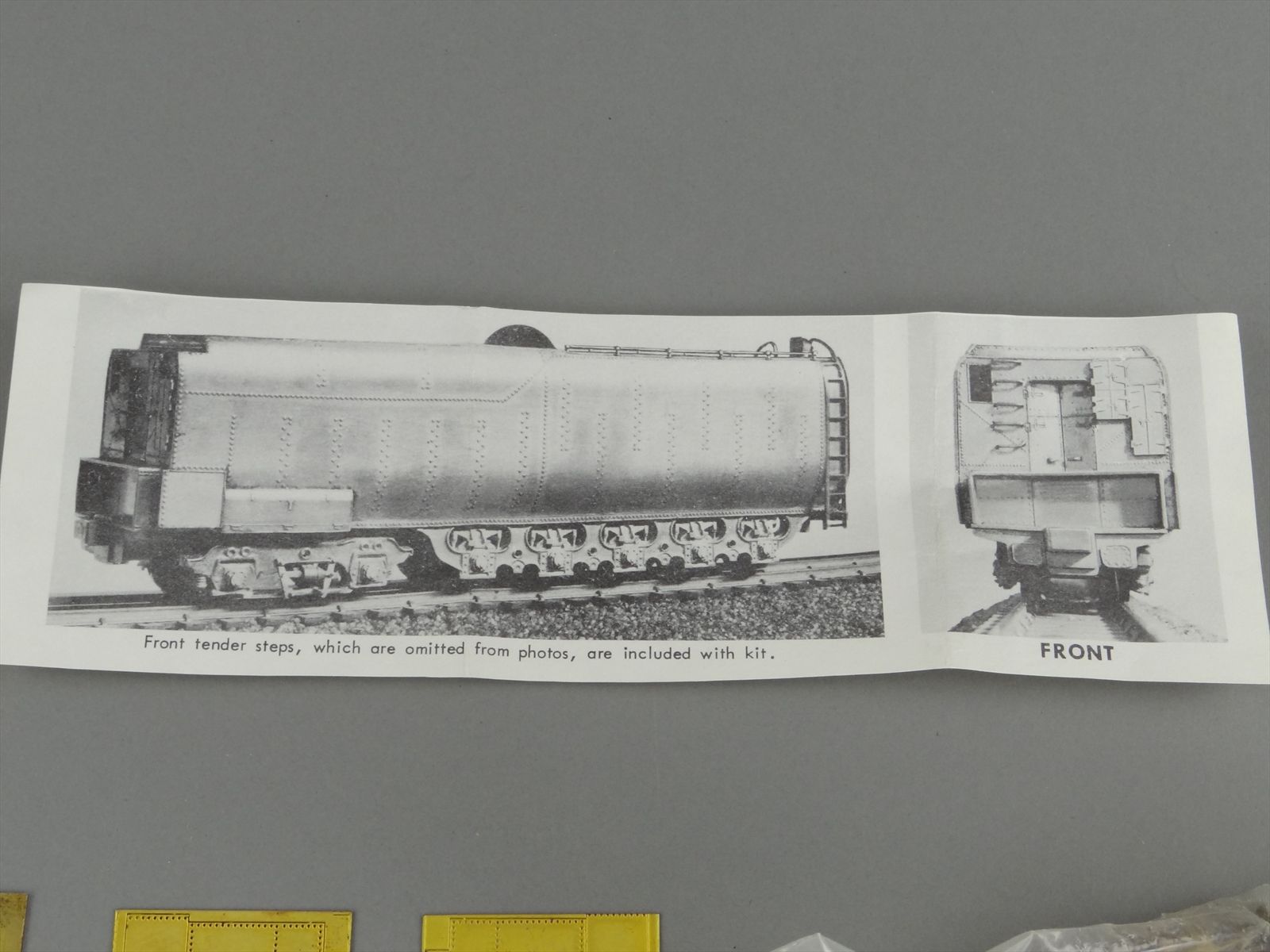 HO Brass - Vintage Kemtron AT-100K ALCO 14-Wheel Tender Kit w ...