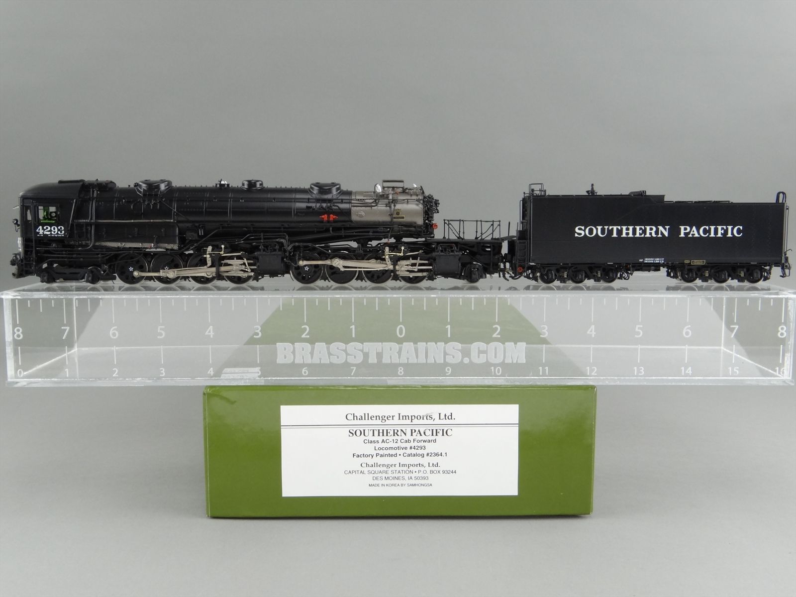 HO Brass Model Train - CIL 2364.1 Challenger SP Southern Pacific 4-8-8 ...