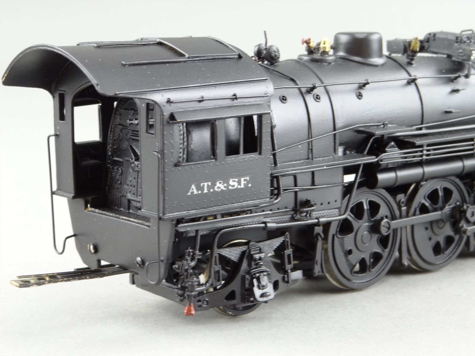 HO Brass Model Train - KEY ATSF Santa Fe 3400 4-6-2 Pacific #3429 w ...