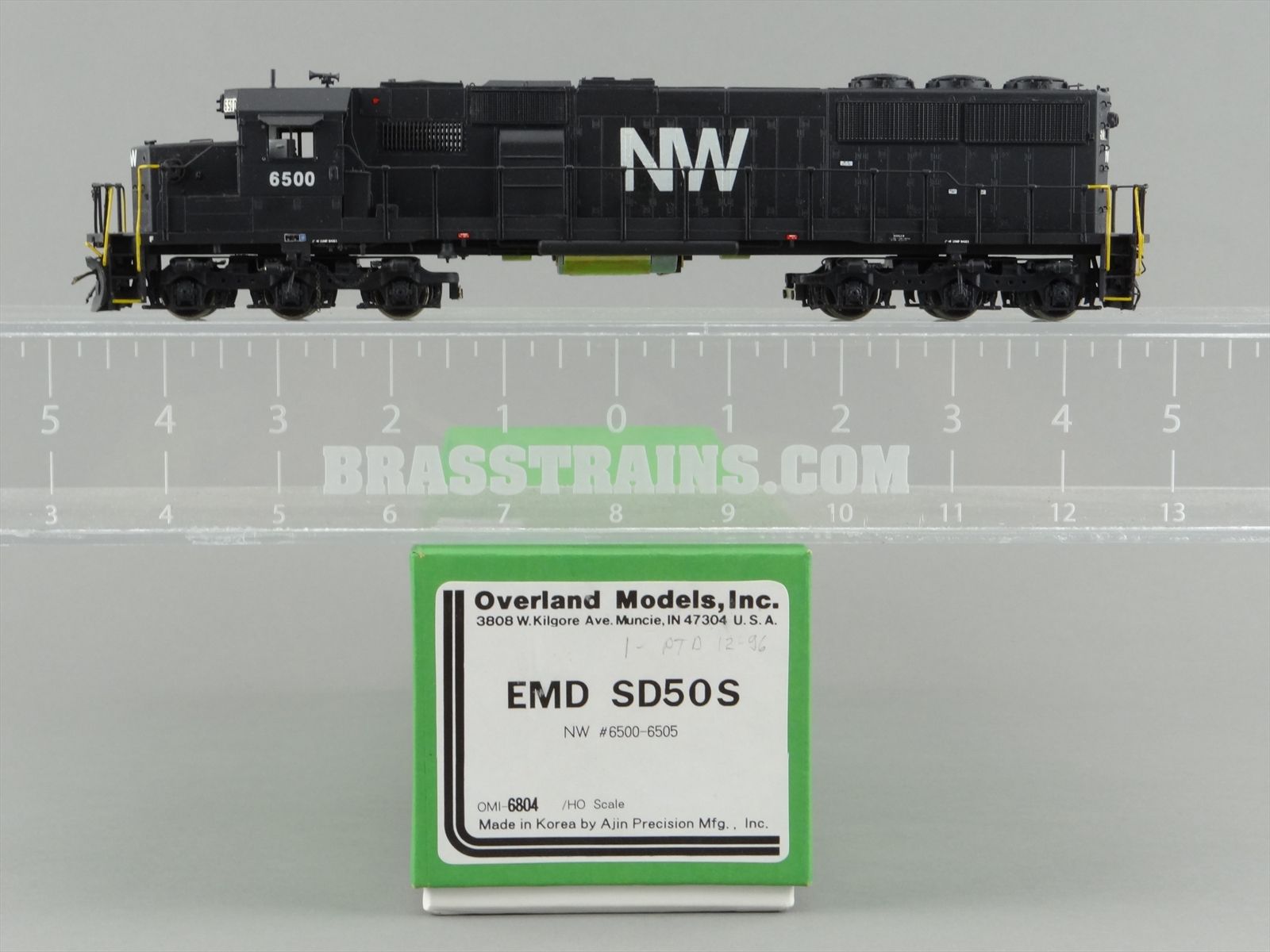 HO Brass Model Train OMI 6804 Overland NW Norfolk Western EMD SD50S #6500 - Custom