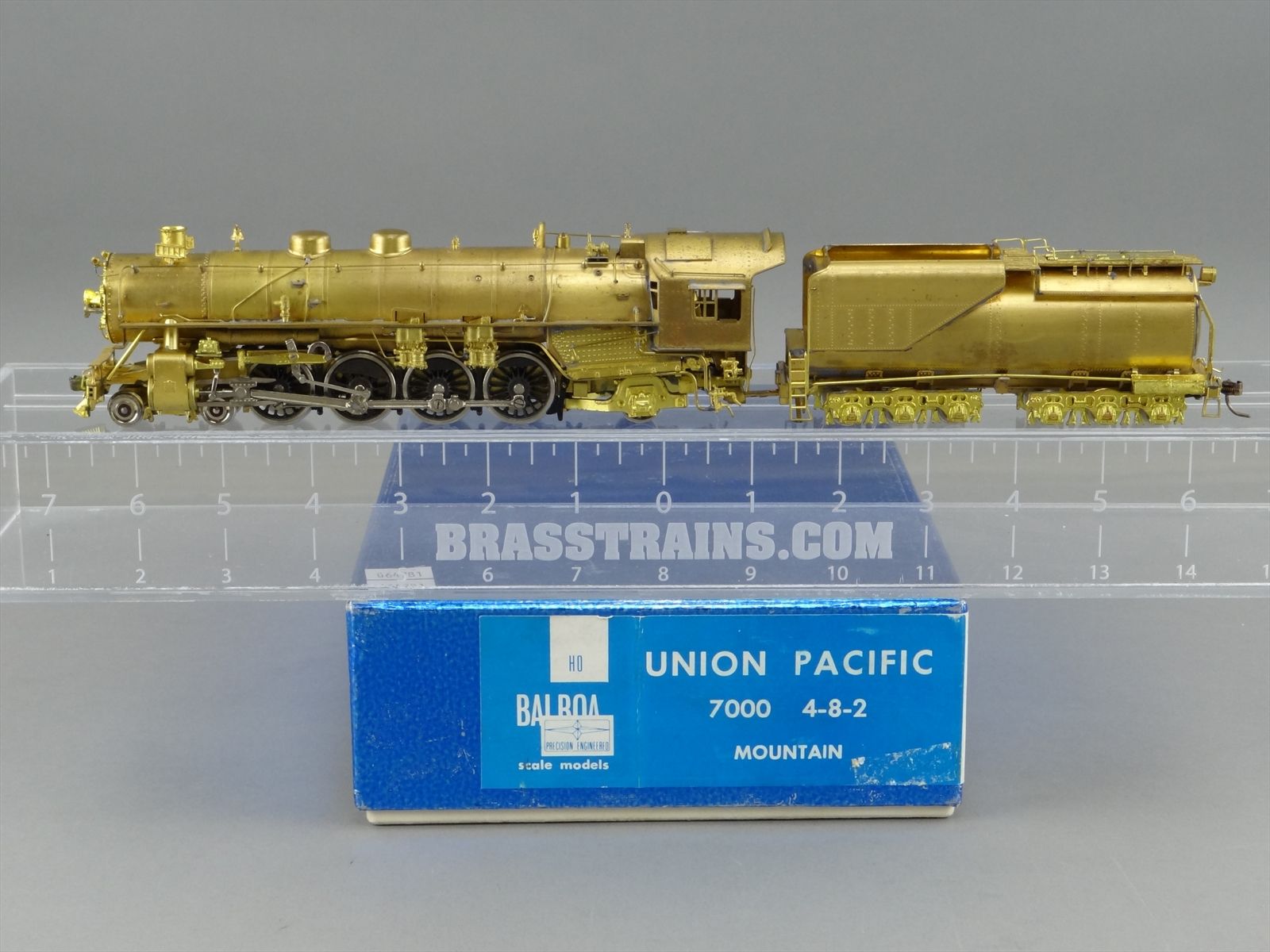 HO Brass Model Train - Balboa UP Union Pacific 4-8-2 7000 Class - Unpainted
