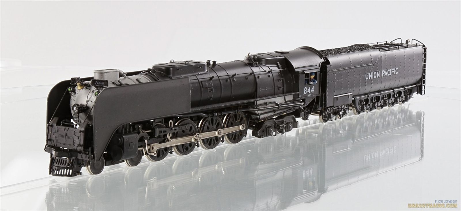 HO Brass Model Train - PFM Crown Toby UP Union Pacific 4-8-4 FEF-2 #844 ...