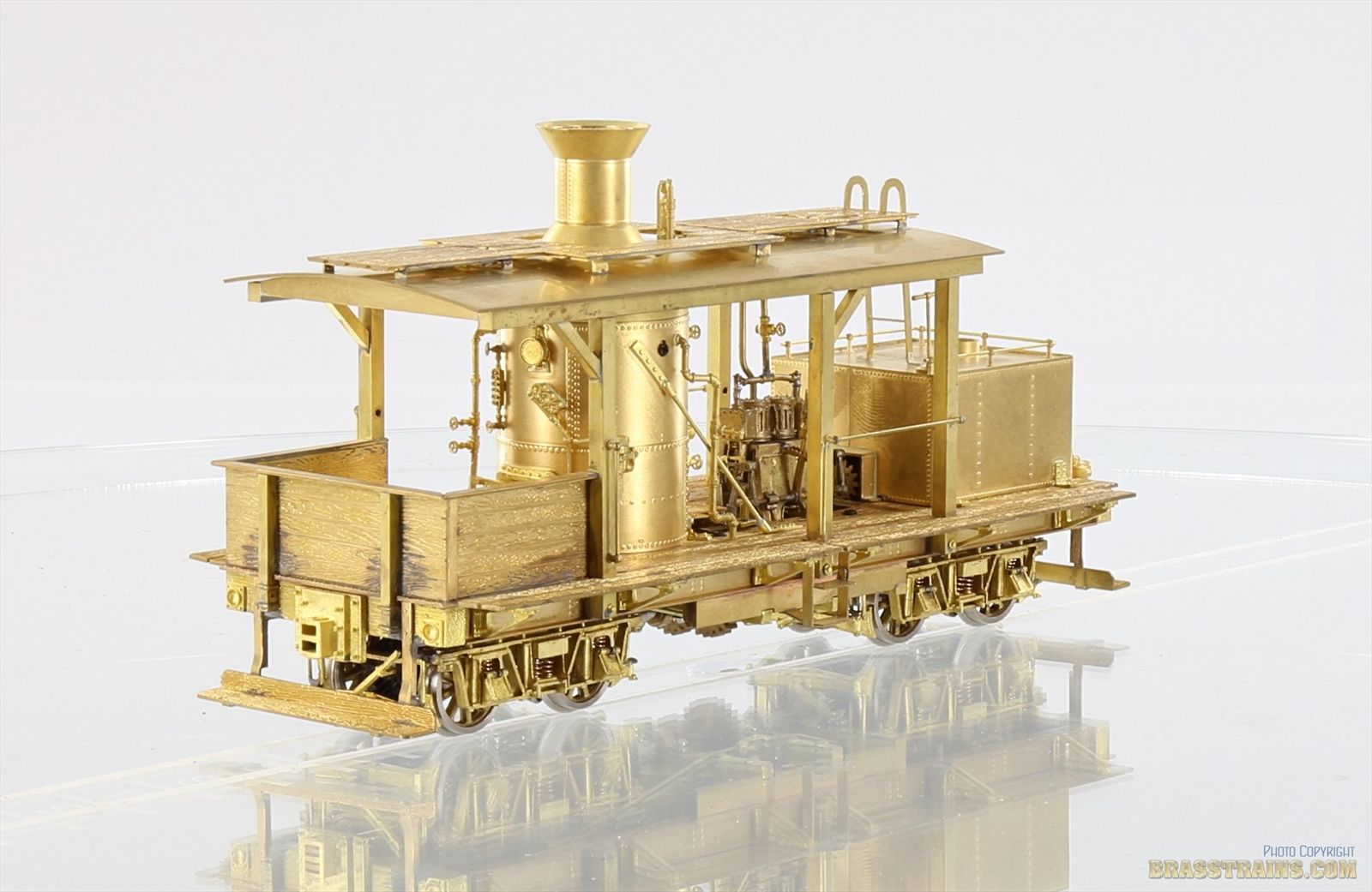 On3 Brass Model Train - PSC 15130 Japan 10-Ton Class A Logging Climax ...
