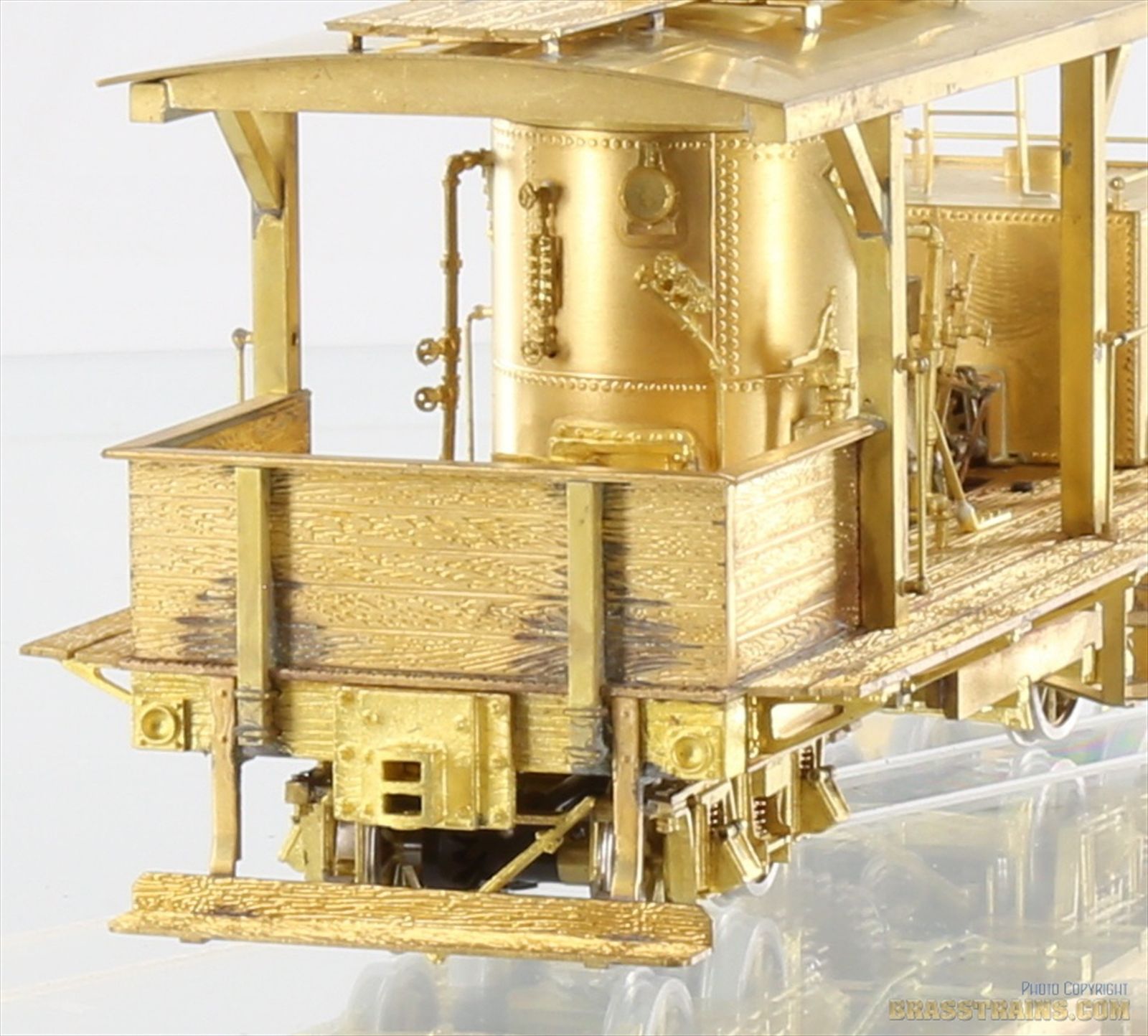 On3 Brass Model Train - PSC 15130 Japan 10-Ton Class A Logging Climax ...
